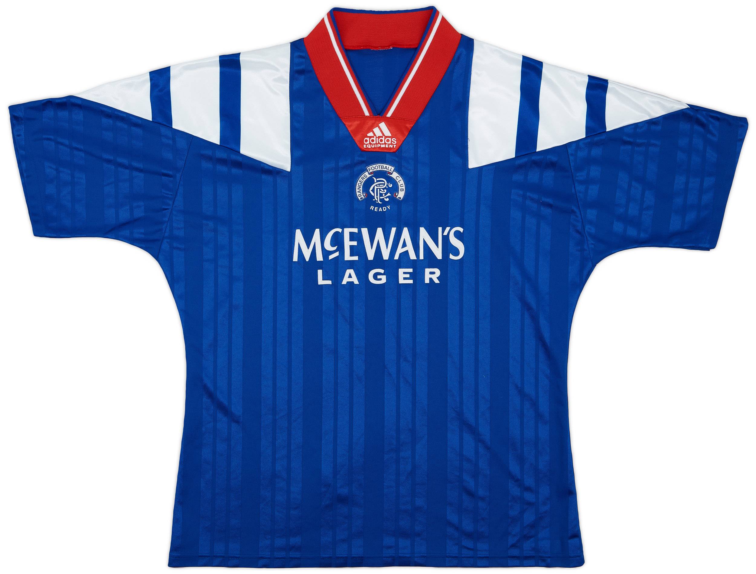 1992-94 Rangers Home Shirt #12 - 8/10 - (L)