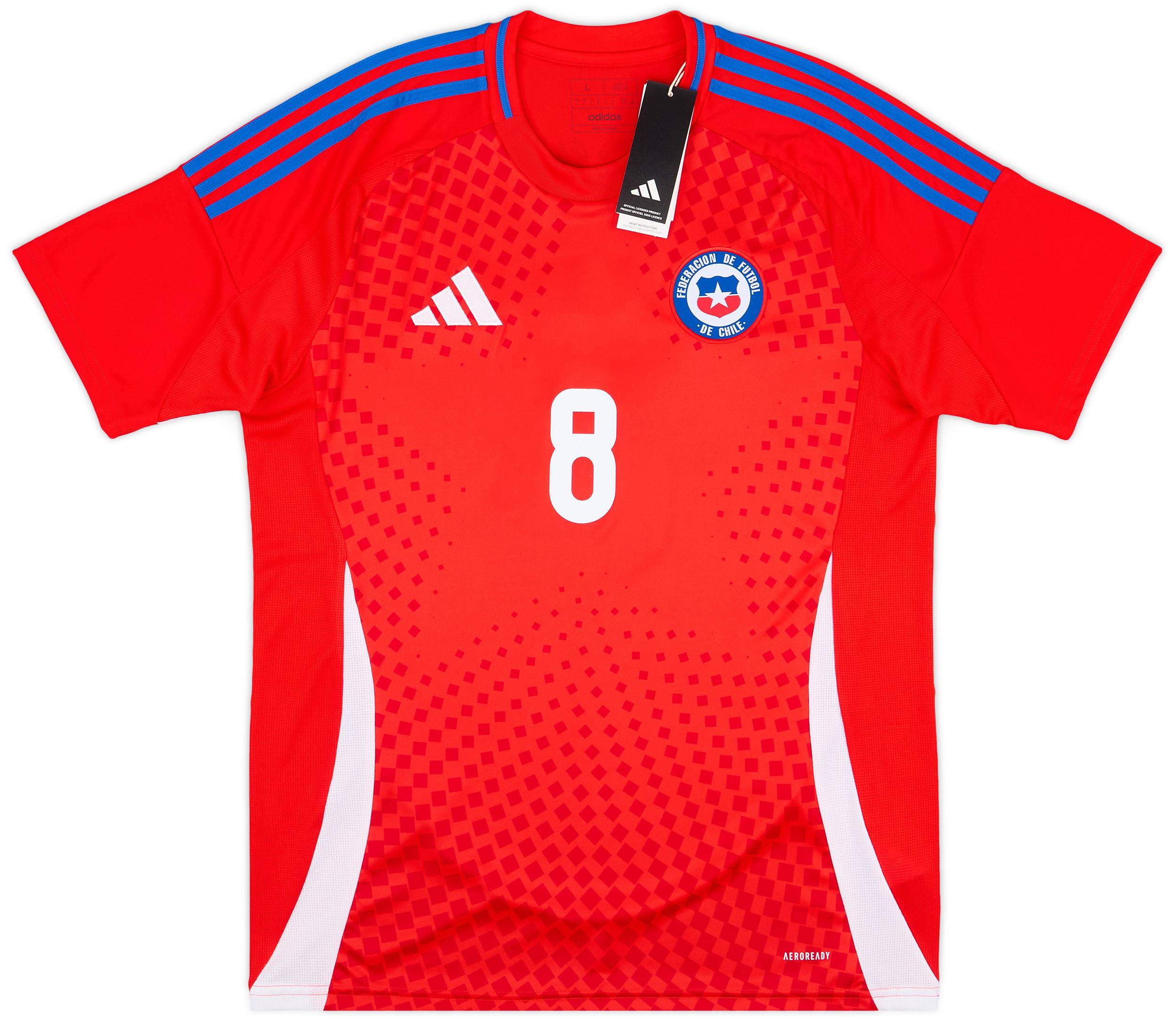 2024-25 Chile Home Shirt Vidal #8