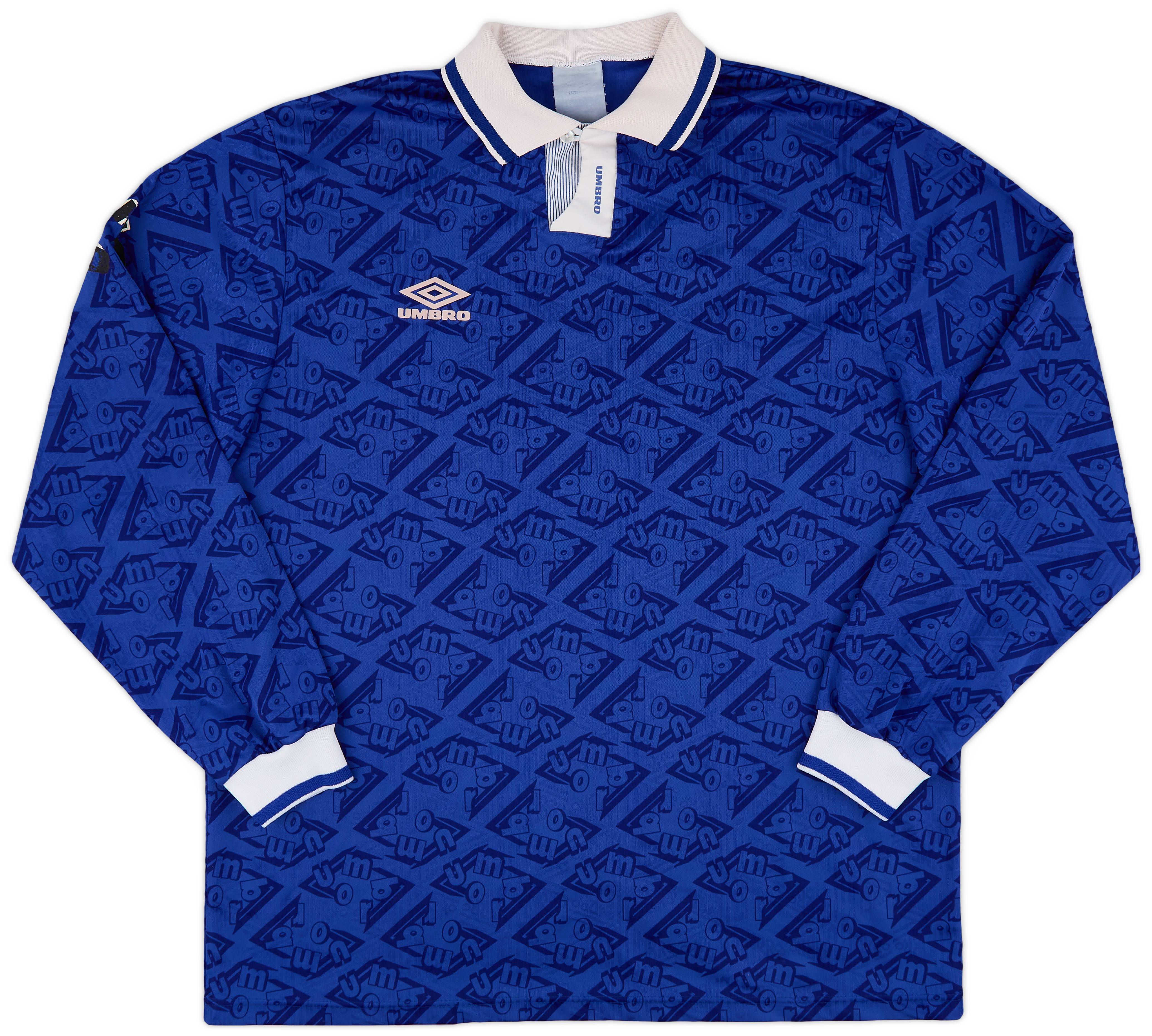 1990s Umbro Template L/S Shirt #16 - 5/10 - (XL)