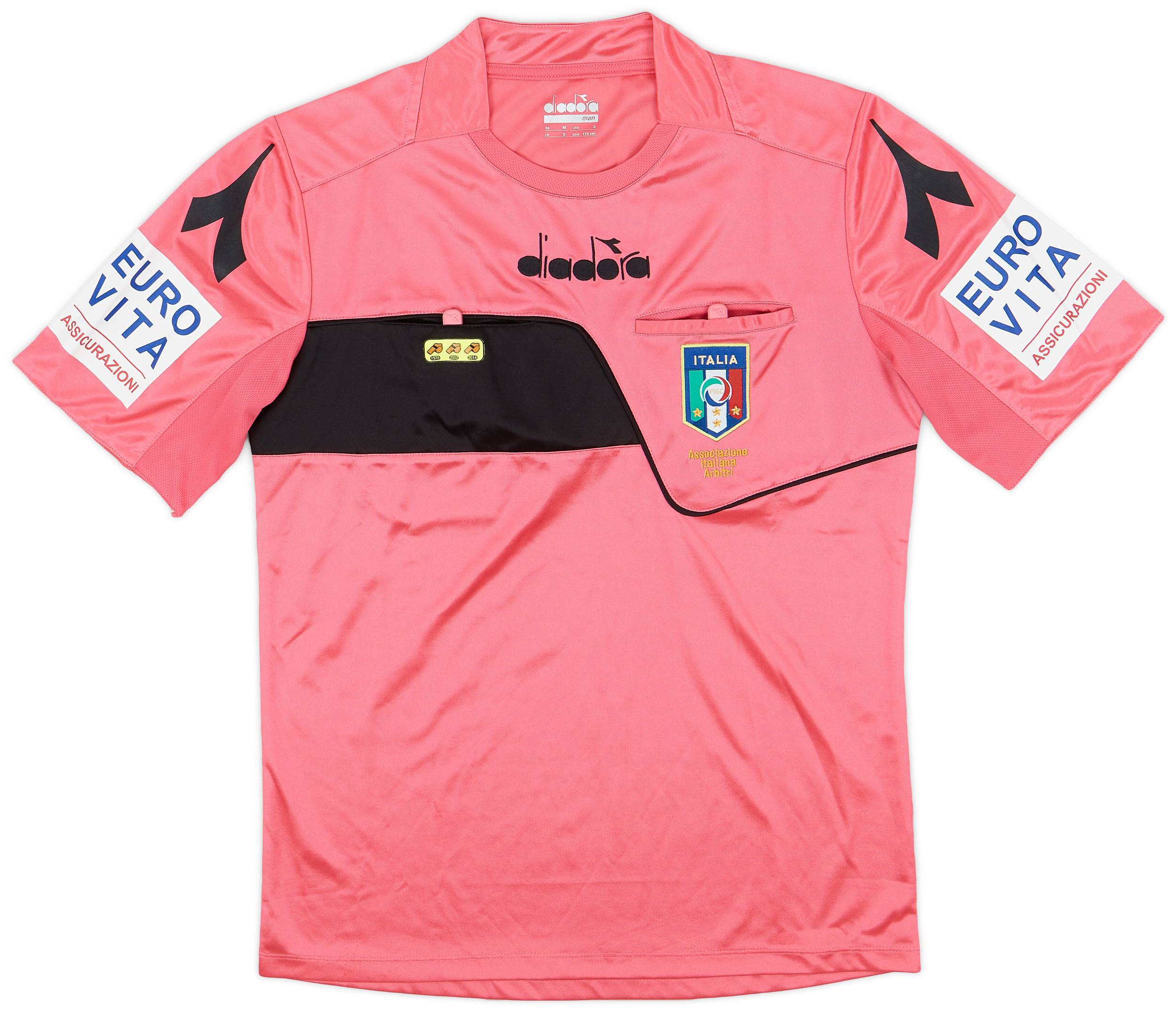 2018-19 Italy Diadora Referee Shirt - 9/10 - (S)