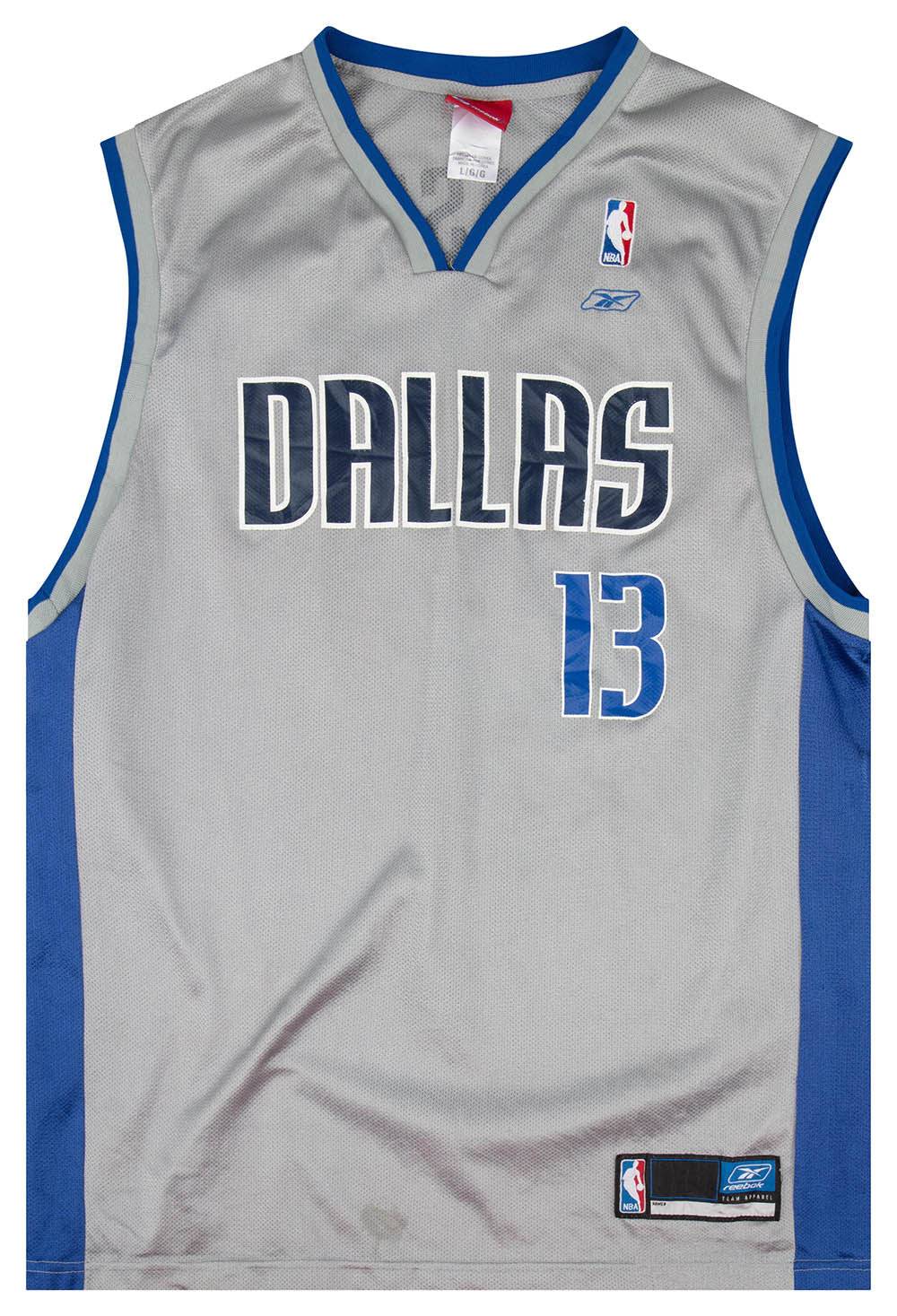 2002-04 Dallas Mavericks Nash #13 Reebok Jersey (Alternate) L