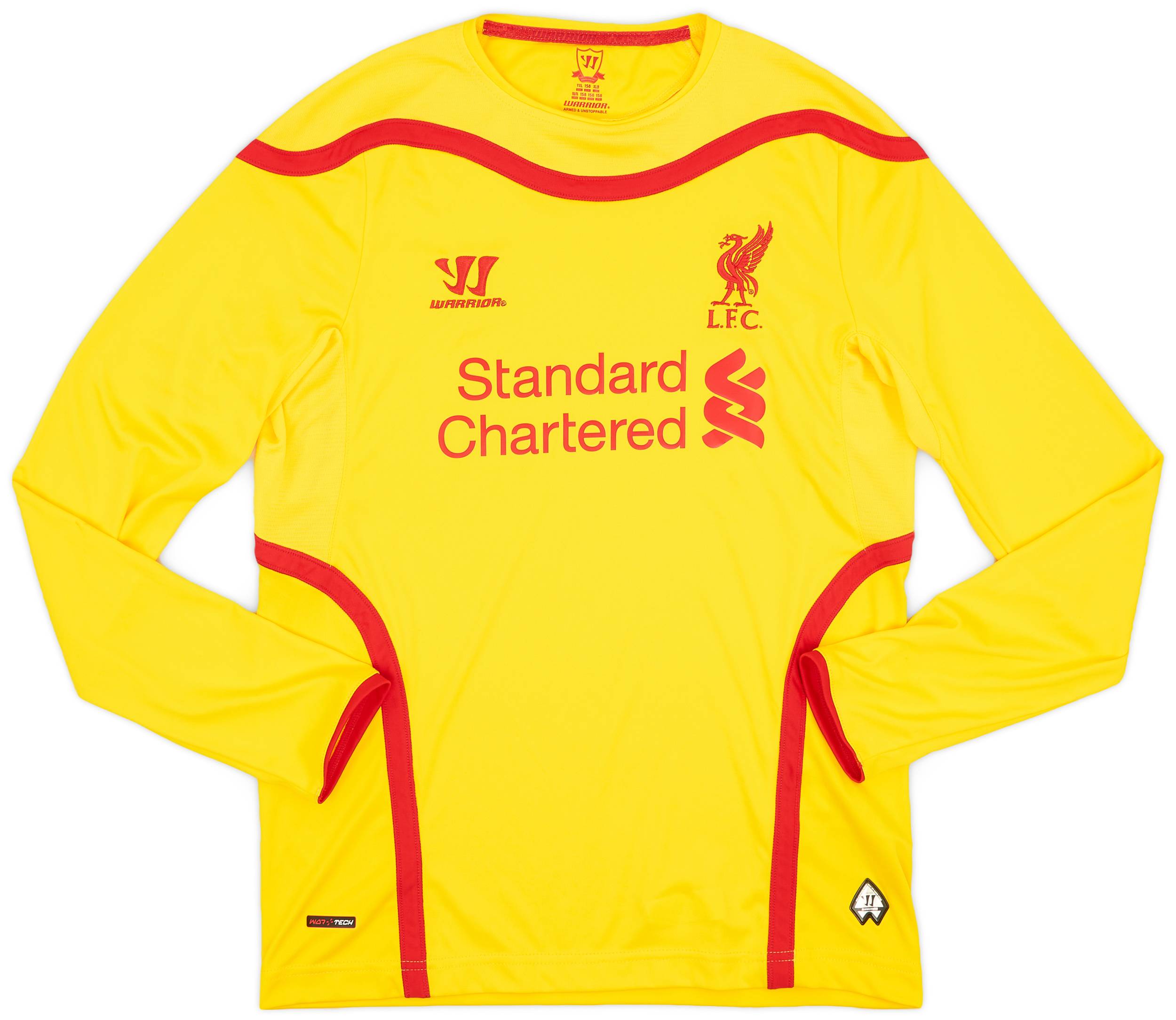 2014-15 Liverpool Away L/S Shirt - 8/10 - (XL.Boys)