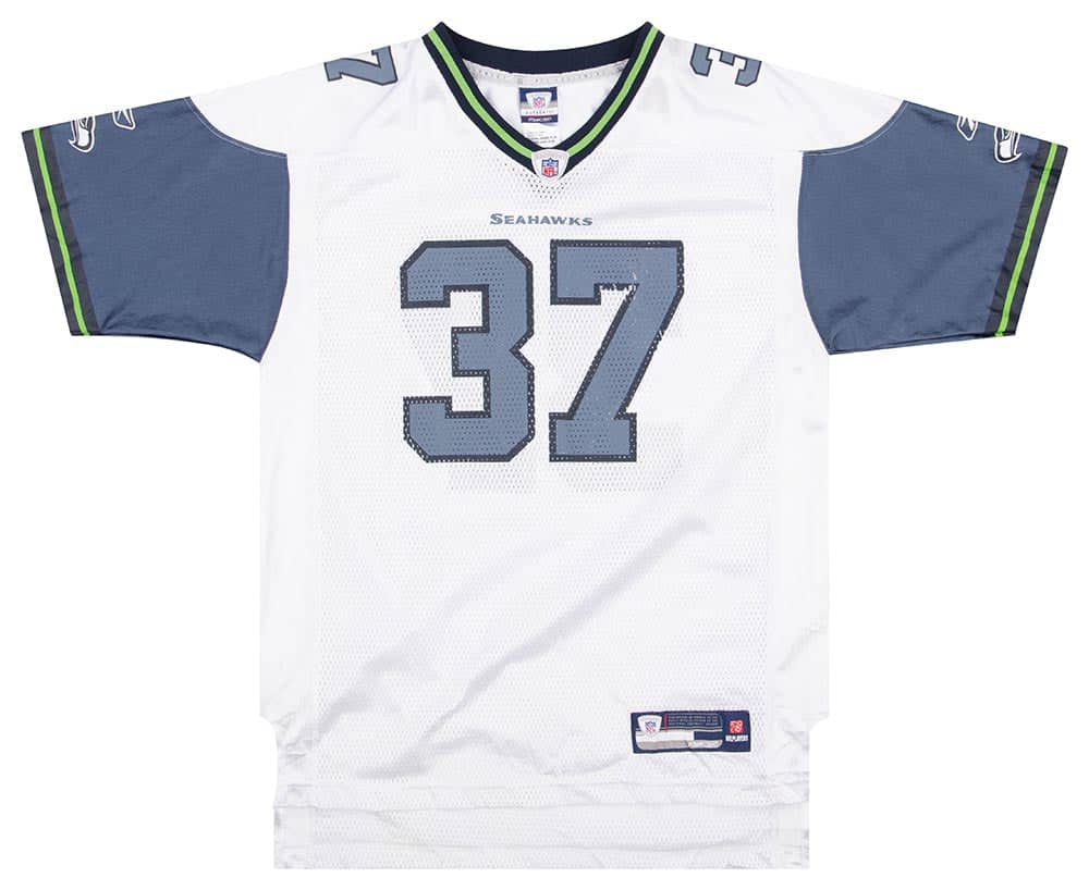 2007 Seattle Seahawks Alexander #37 Reebok On Field Jersey (Away) Y