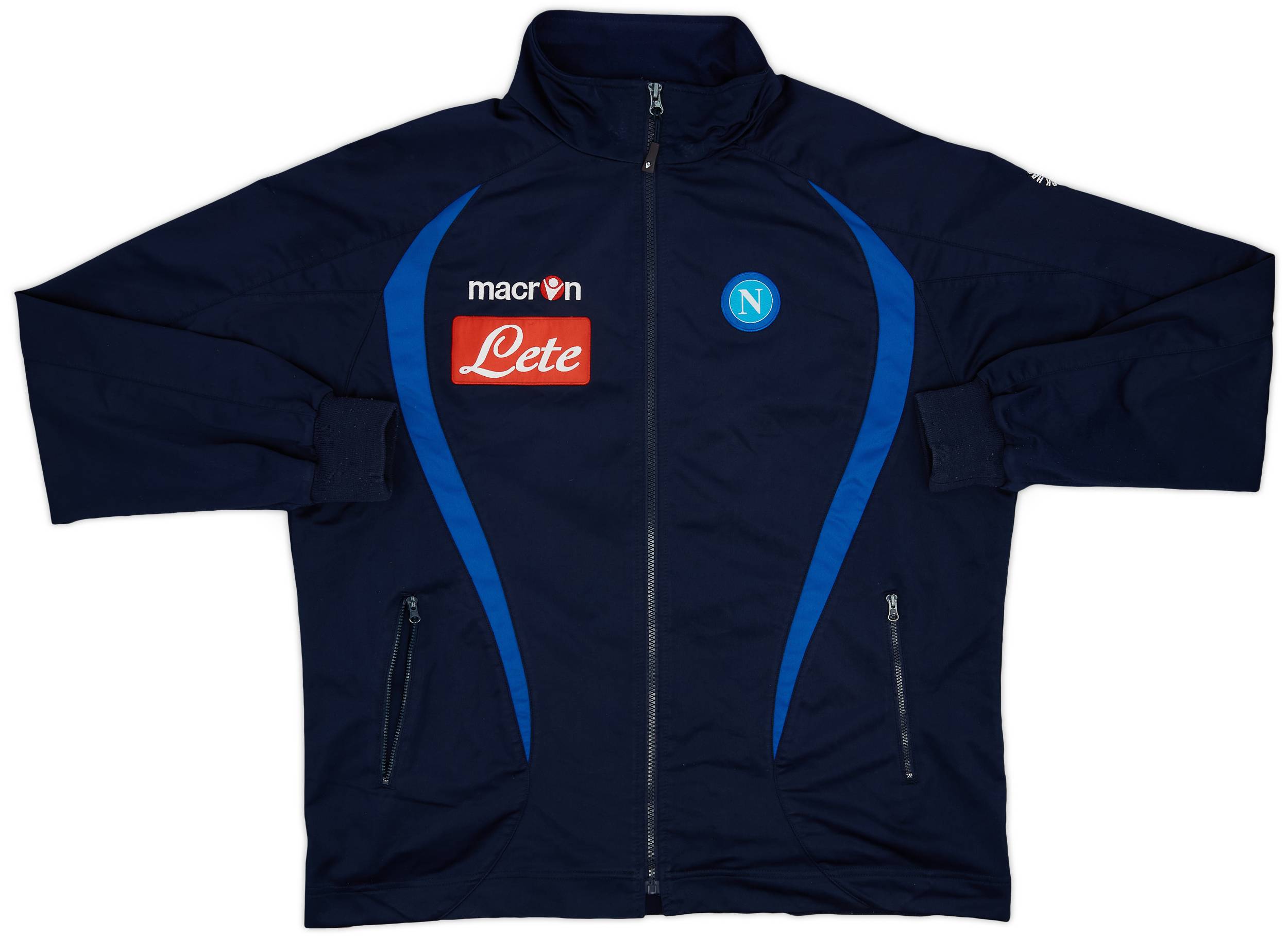 2009-10 Napoli Macron Track Jacket - 8/10 - (XL)