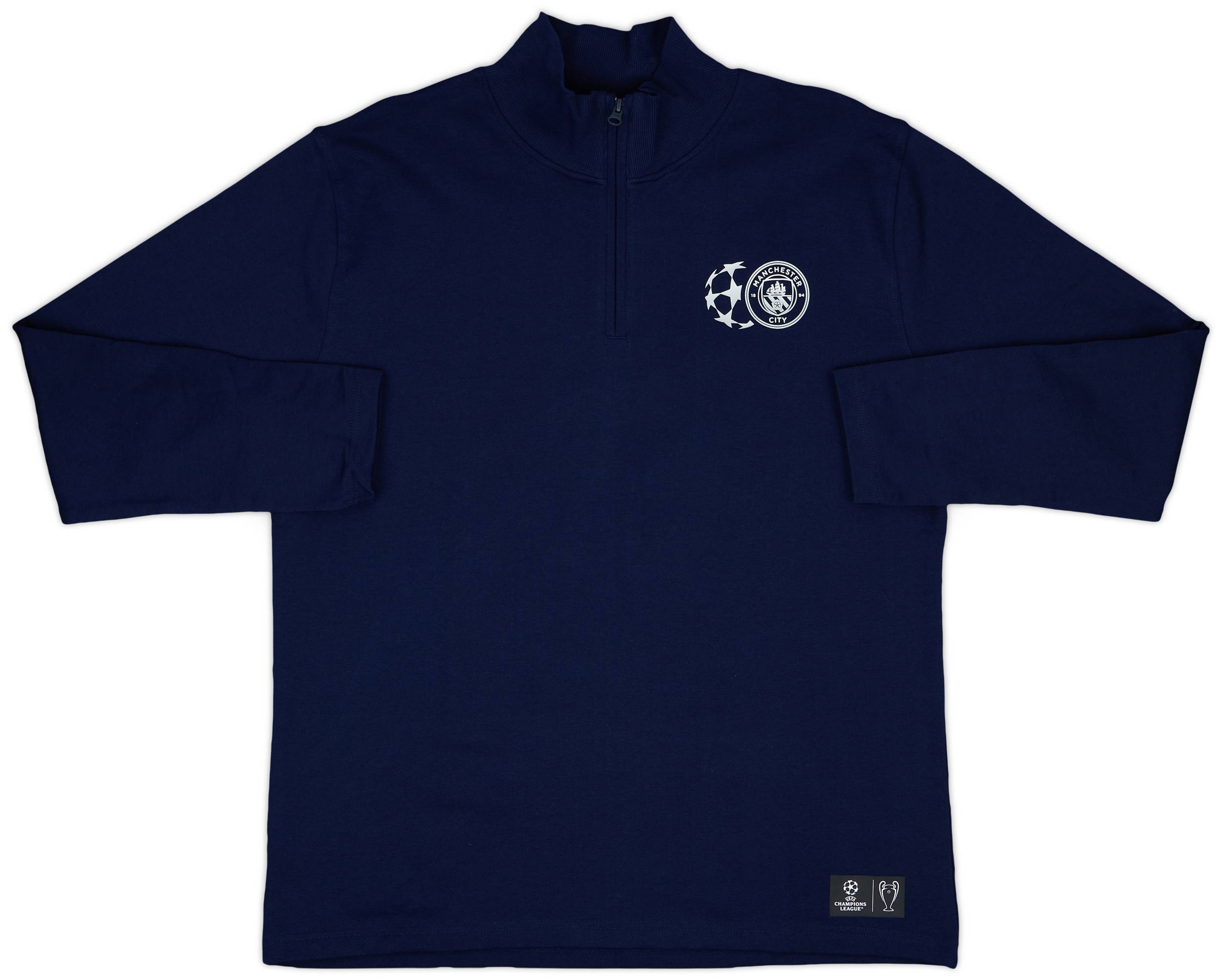 2024-25 Manchester City Puma 1/4 Zip UCL Top (XL)
