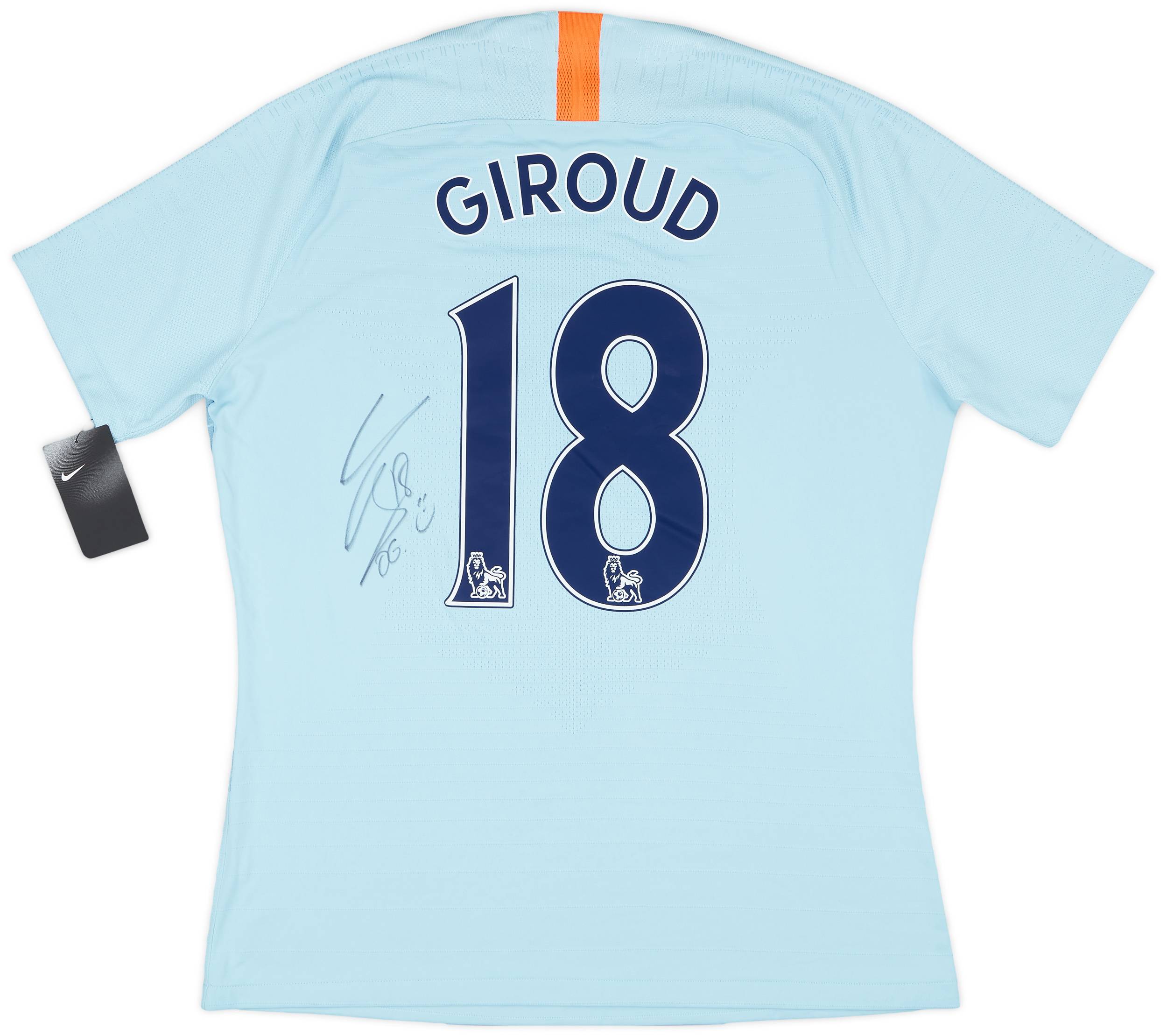 2018-19 Chelsea Player Issue Signed Third Shirt Giroud #18