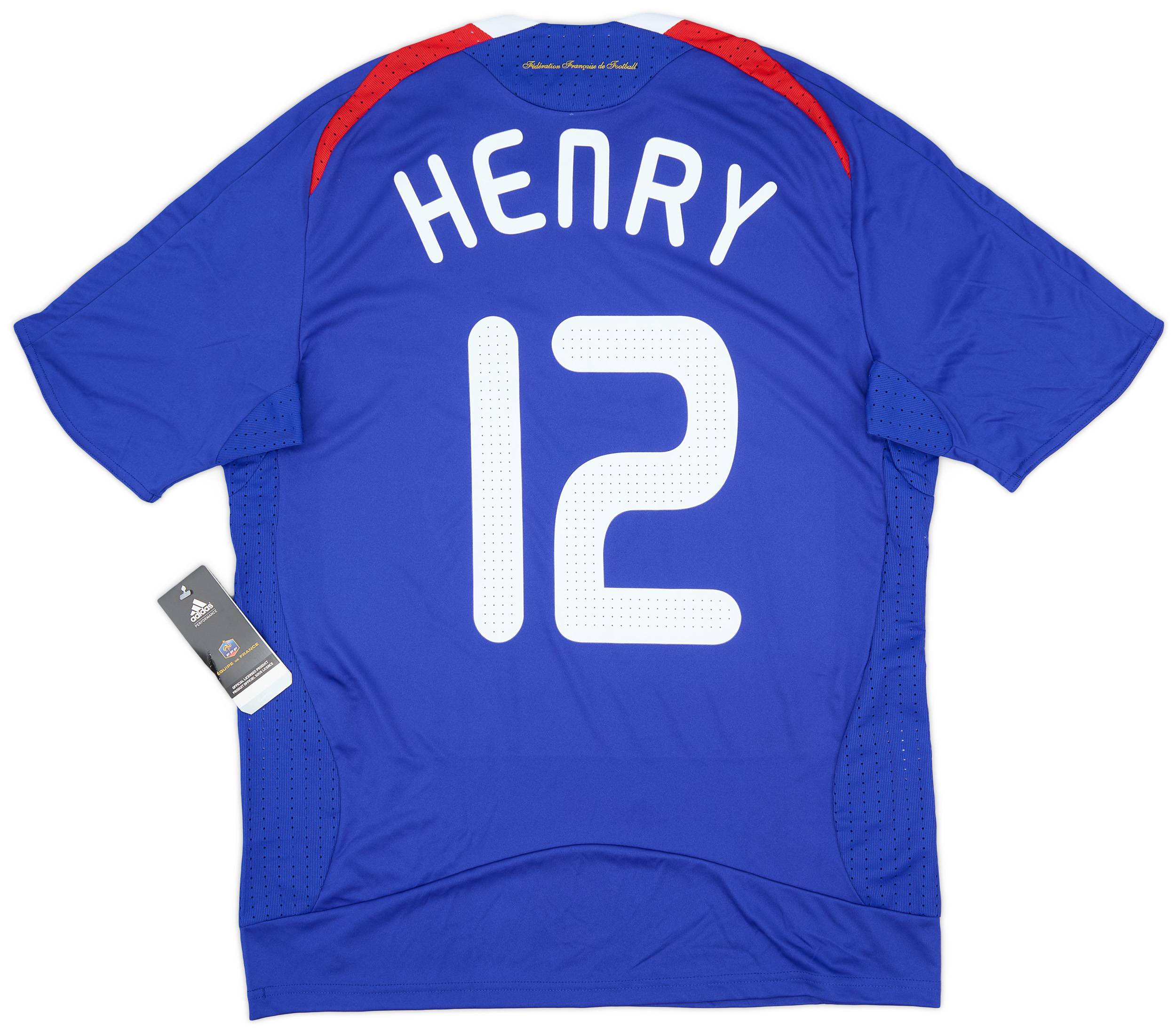 2007-08 France Home Shirt Henry #12 (M)