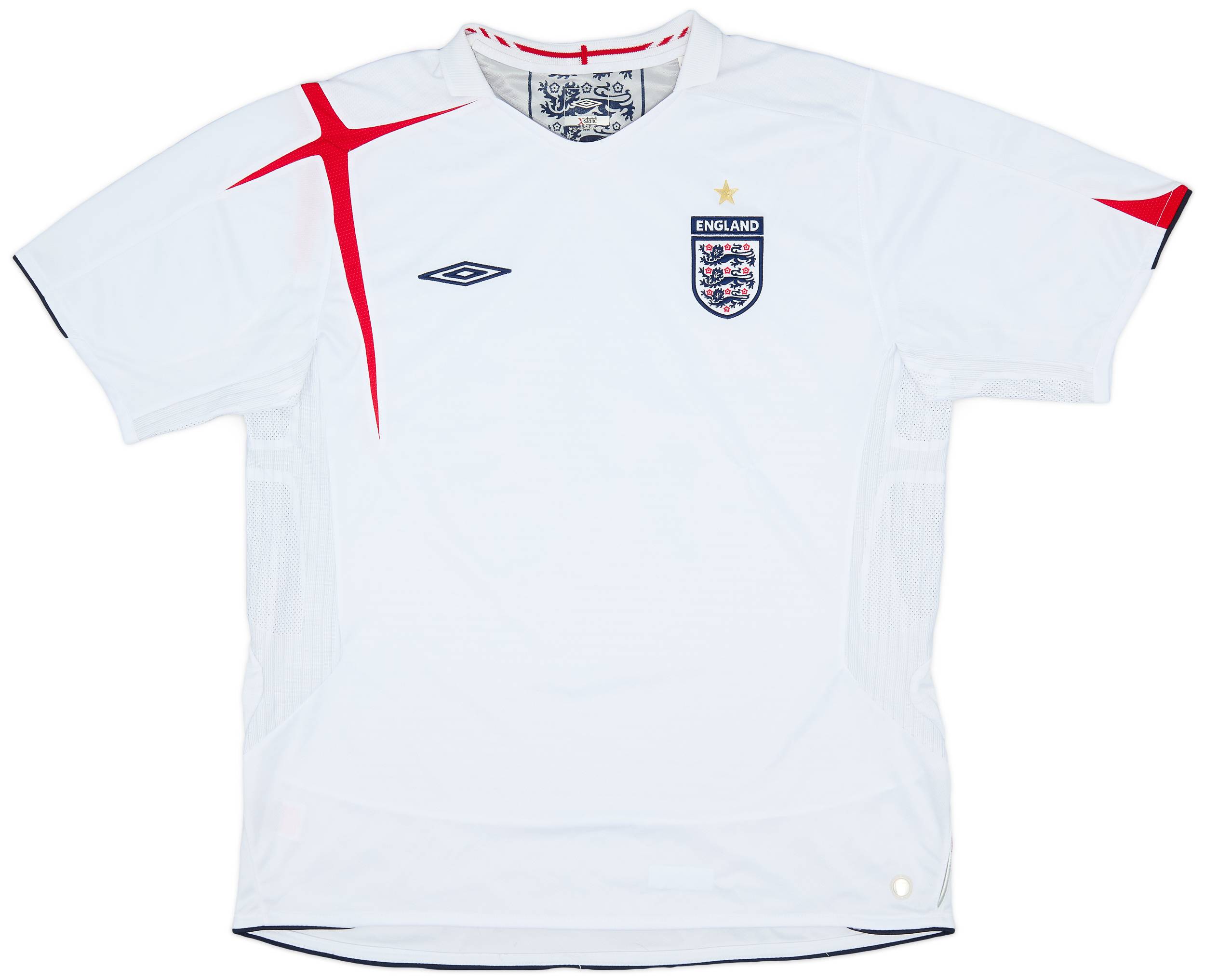 2005-07 England Home Shirt #10 - 9/10 - (XL)