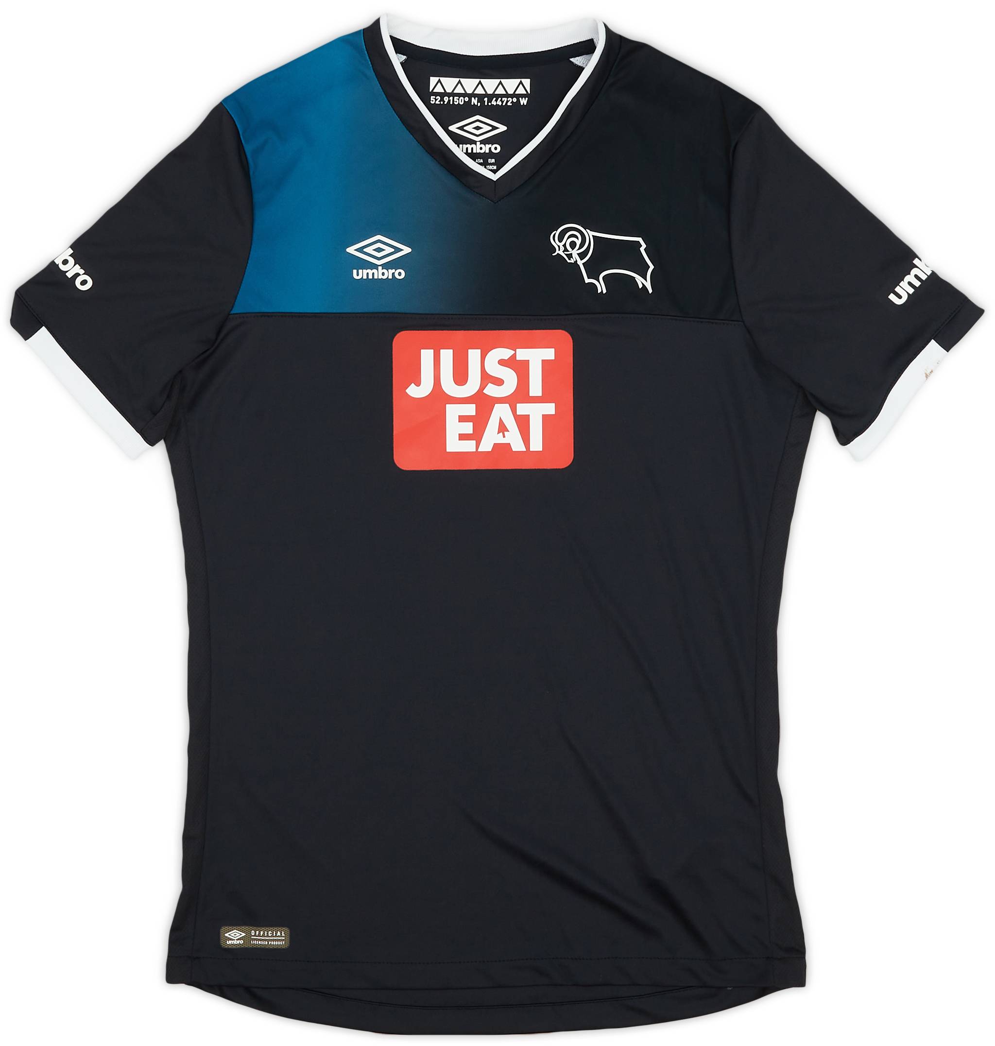 2016-17 Derby County Away Shirt - 7/10 - (XL.Boys)