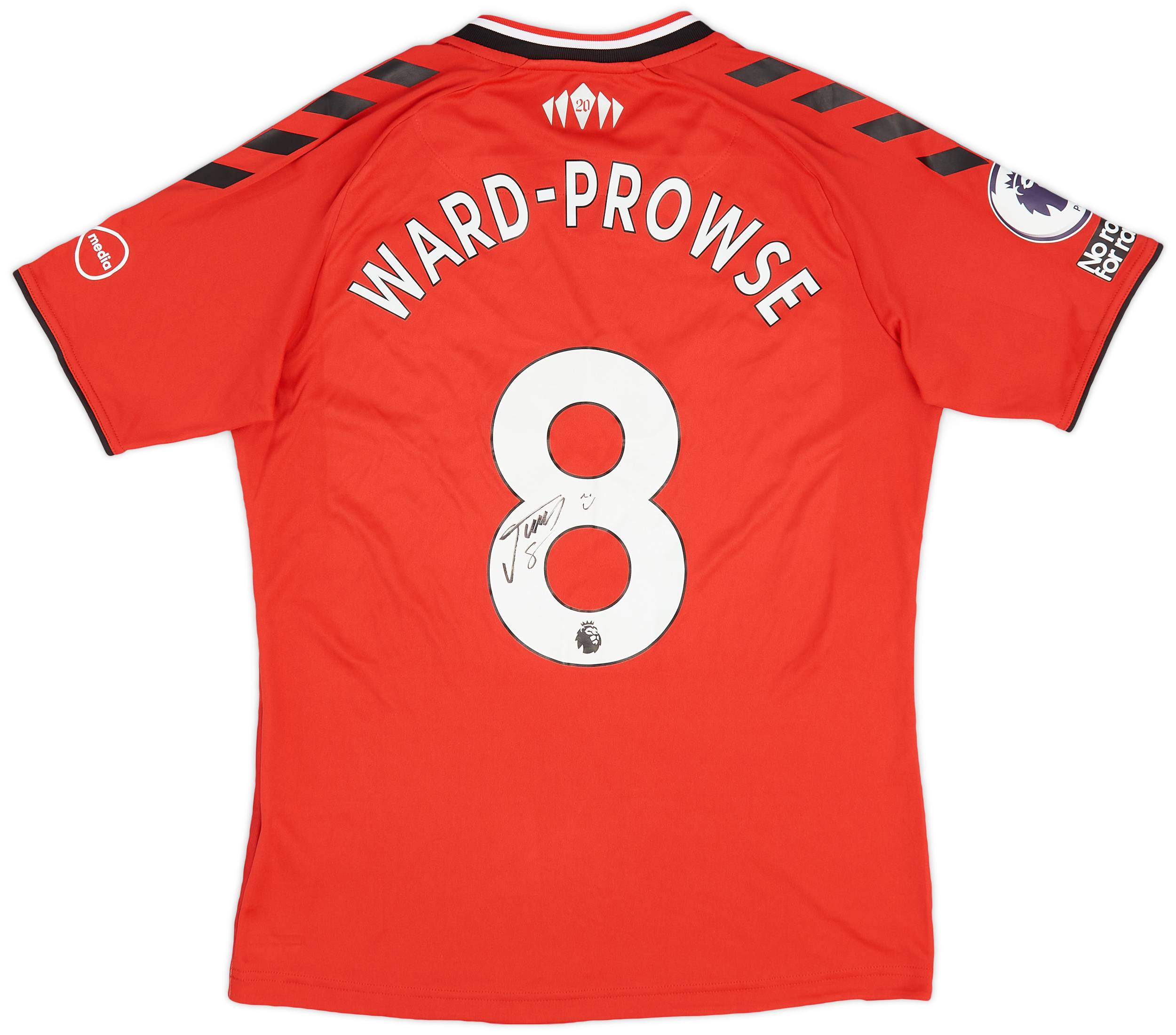 2021-22 Southampton Match Issue Signed Home Shirt Ward-Prowse #8