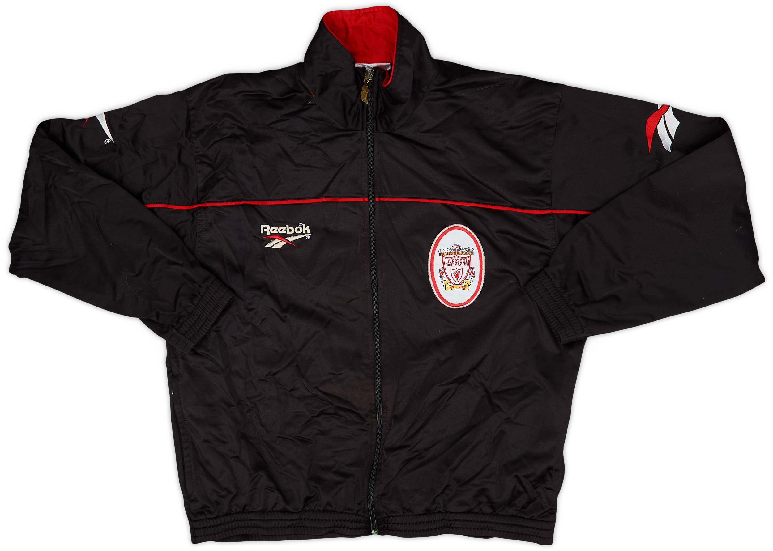 1996-97 Liverpool Reebok Track Jacket - 7/10 - (S)