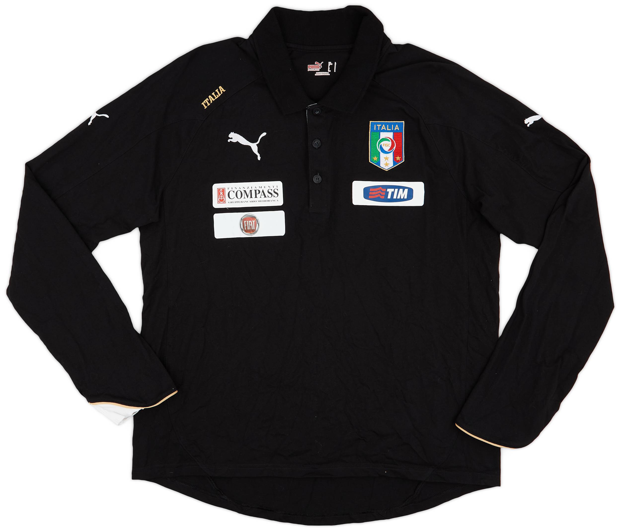 2012-13 Italy Puma Polo L/S Shirt - 9/10 - (L)