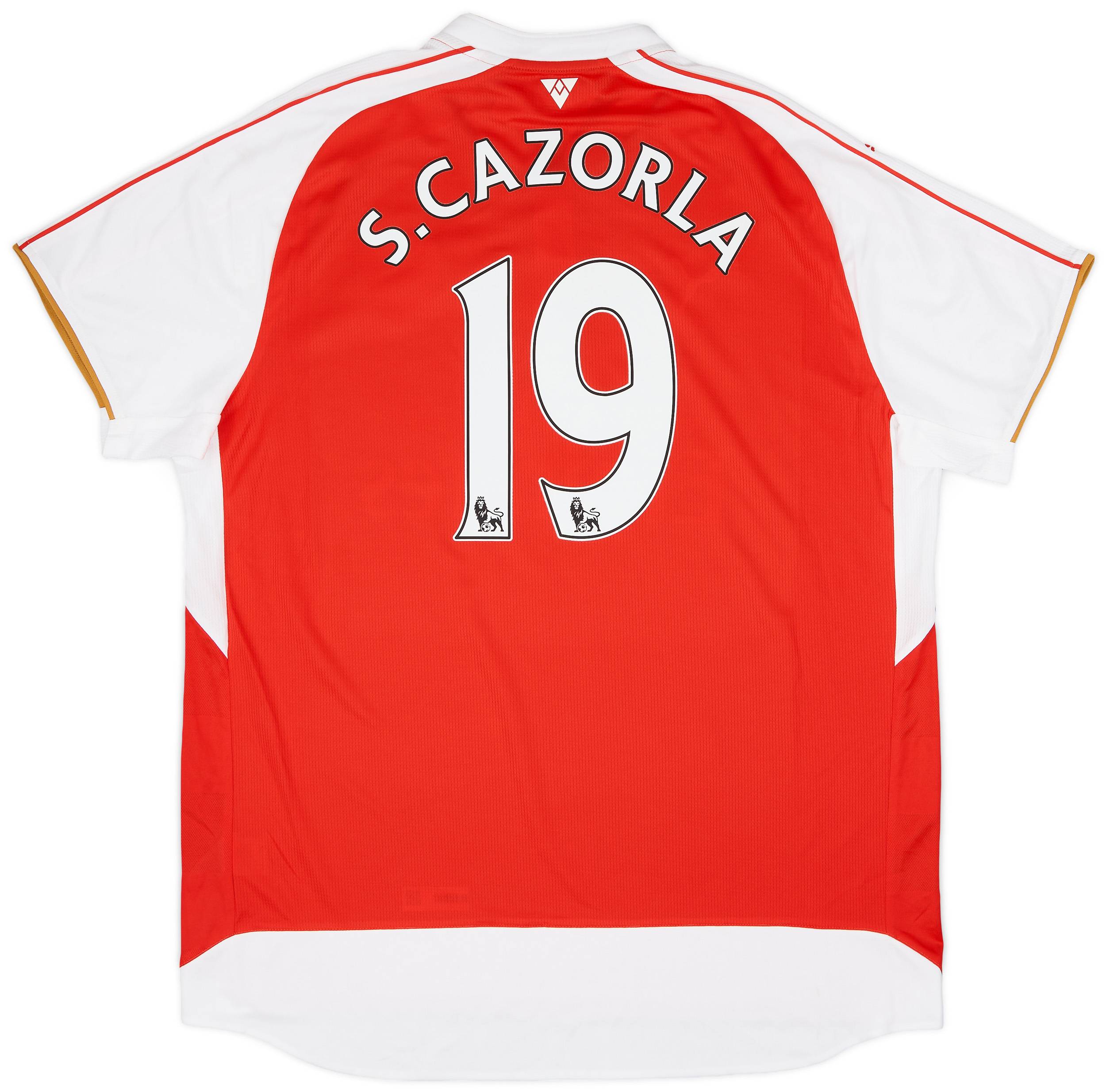 2015-16 Arsenal Home Shirt S. Cazorla #19 (XXL)