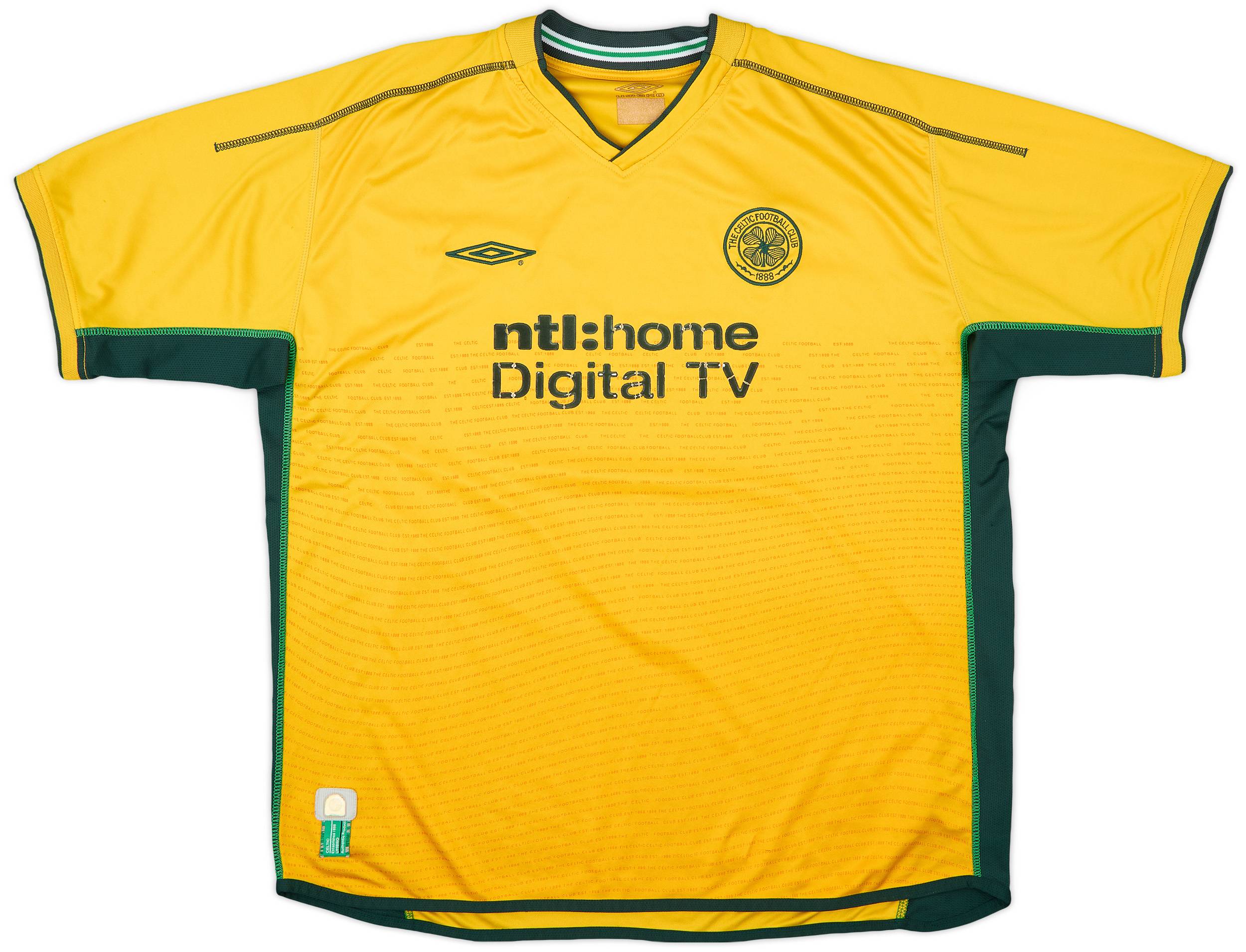 2002-03 Celtic Away Shirt - 5/10 - (XL)