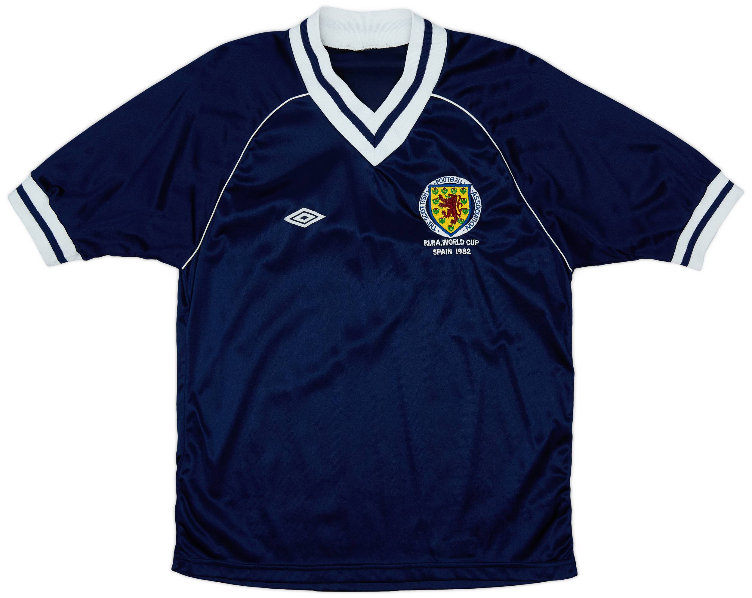 1982-83 Scotland "FIFA World Cup 1982" Home Shirt - 8/10 - (M)