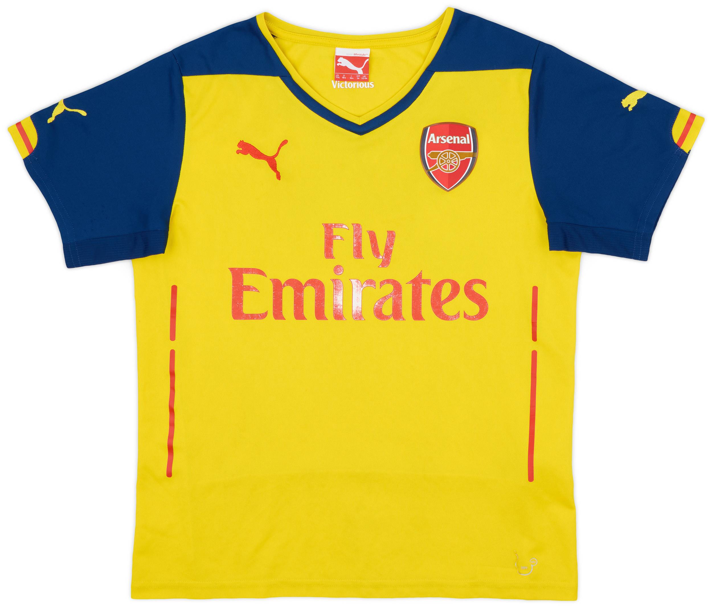 2014-15 Arsenal Away Shirt - 4/10 - (L.Boys)