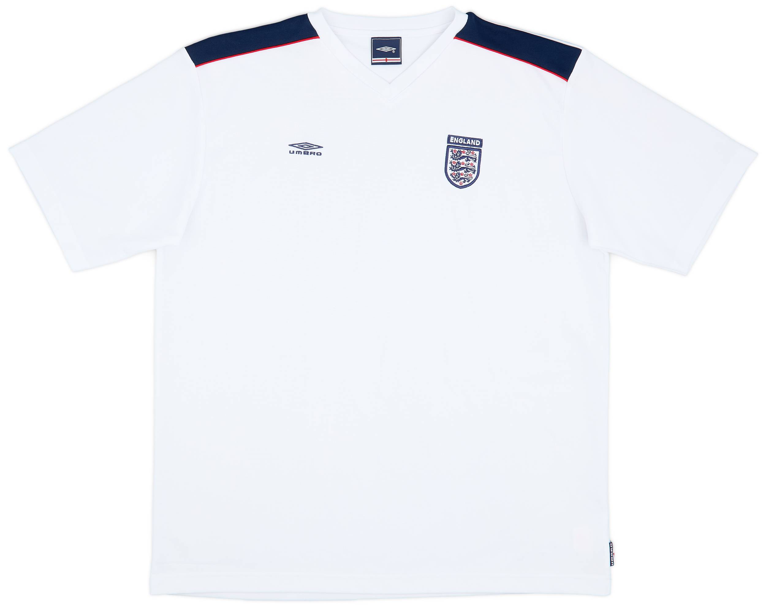 2000-02 England Umbro Training Shirt - 8/10 - (XL)