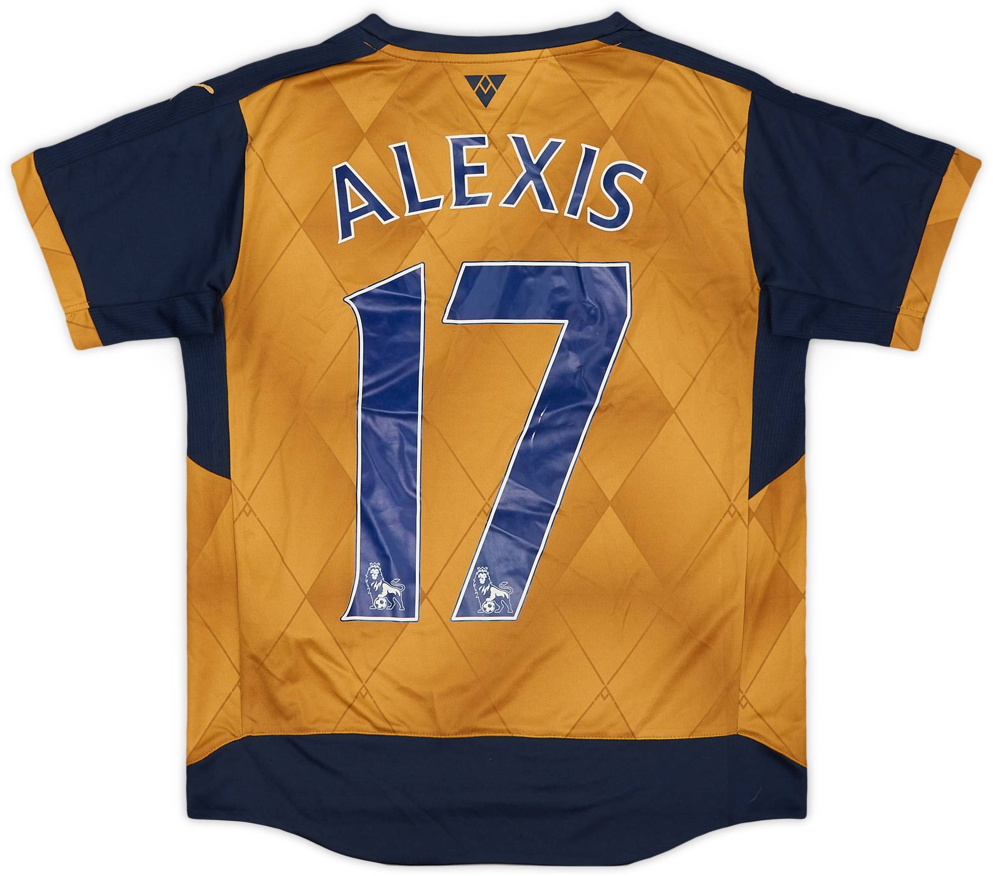 2015-16 Arsenal Away Shirt Alexis #17 - 7/10 - (M.Boys)
