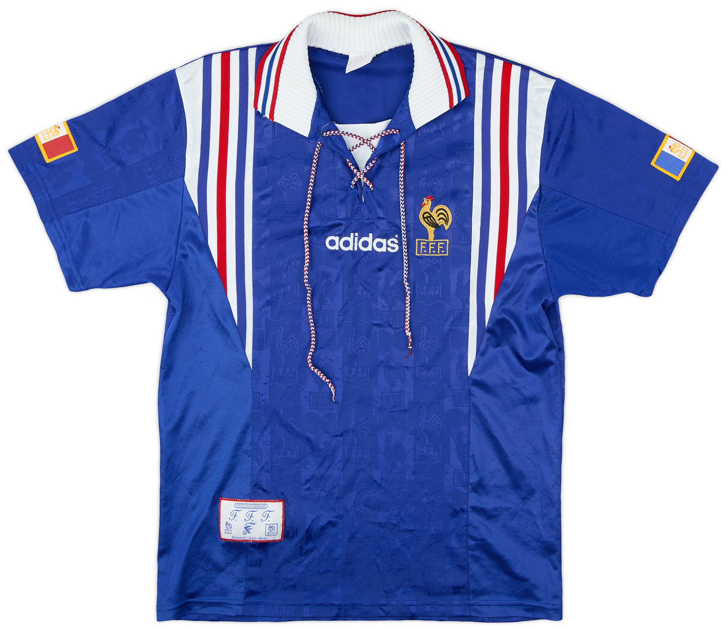 1996-98 France Home Shirt - 9/10 - (S)