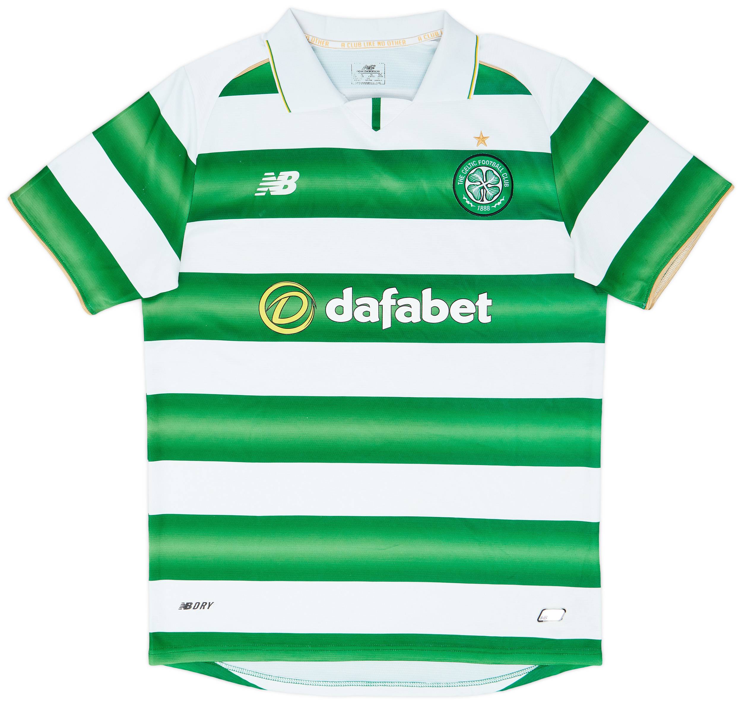 2016-17 Celtic Home Shirt - 7/10 - (XL)