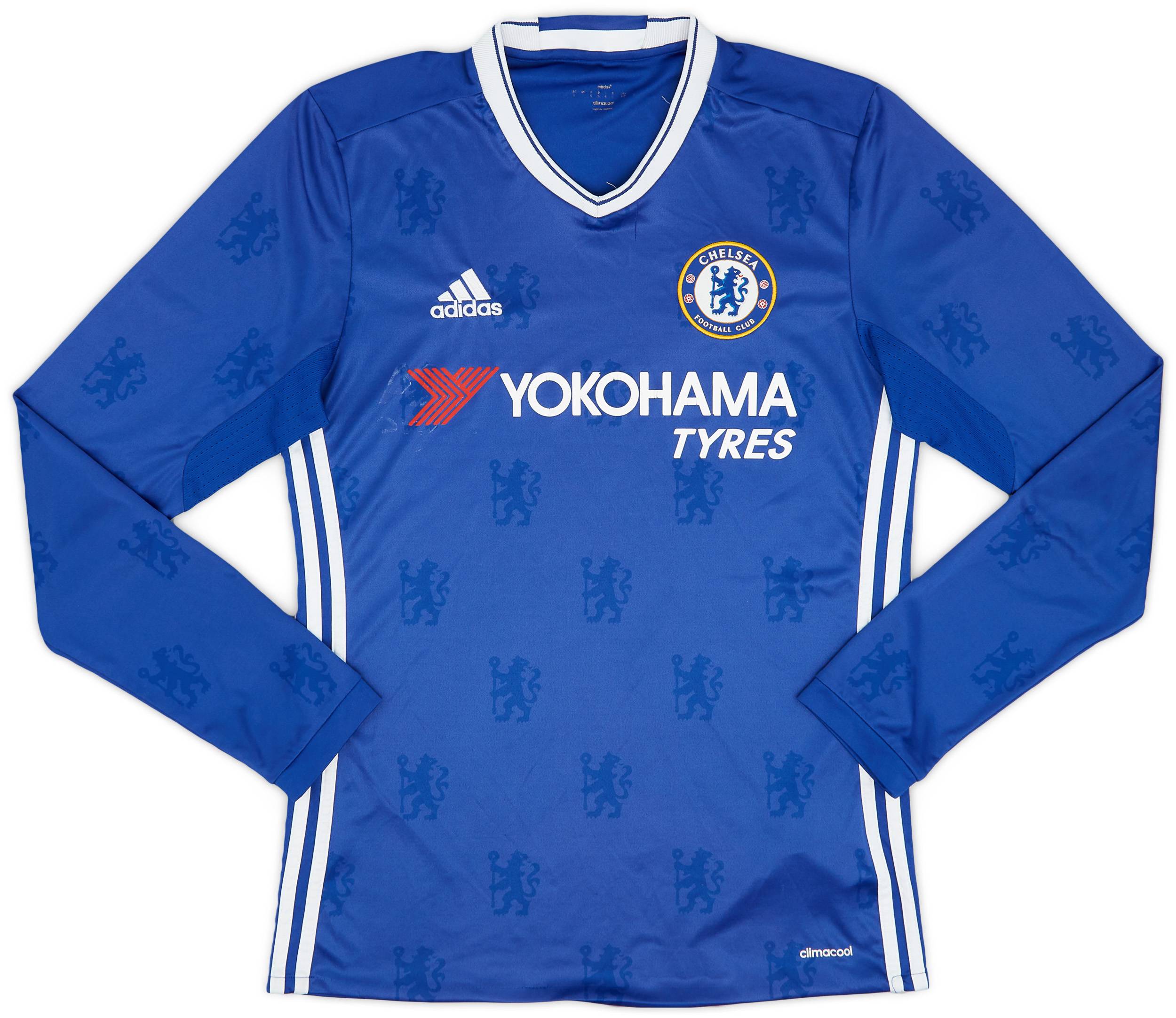 2016-17 Chelsea Home L/S Shirt - 5/10 - (S)