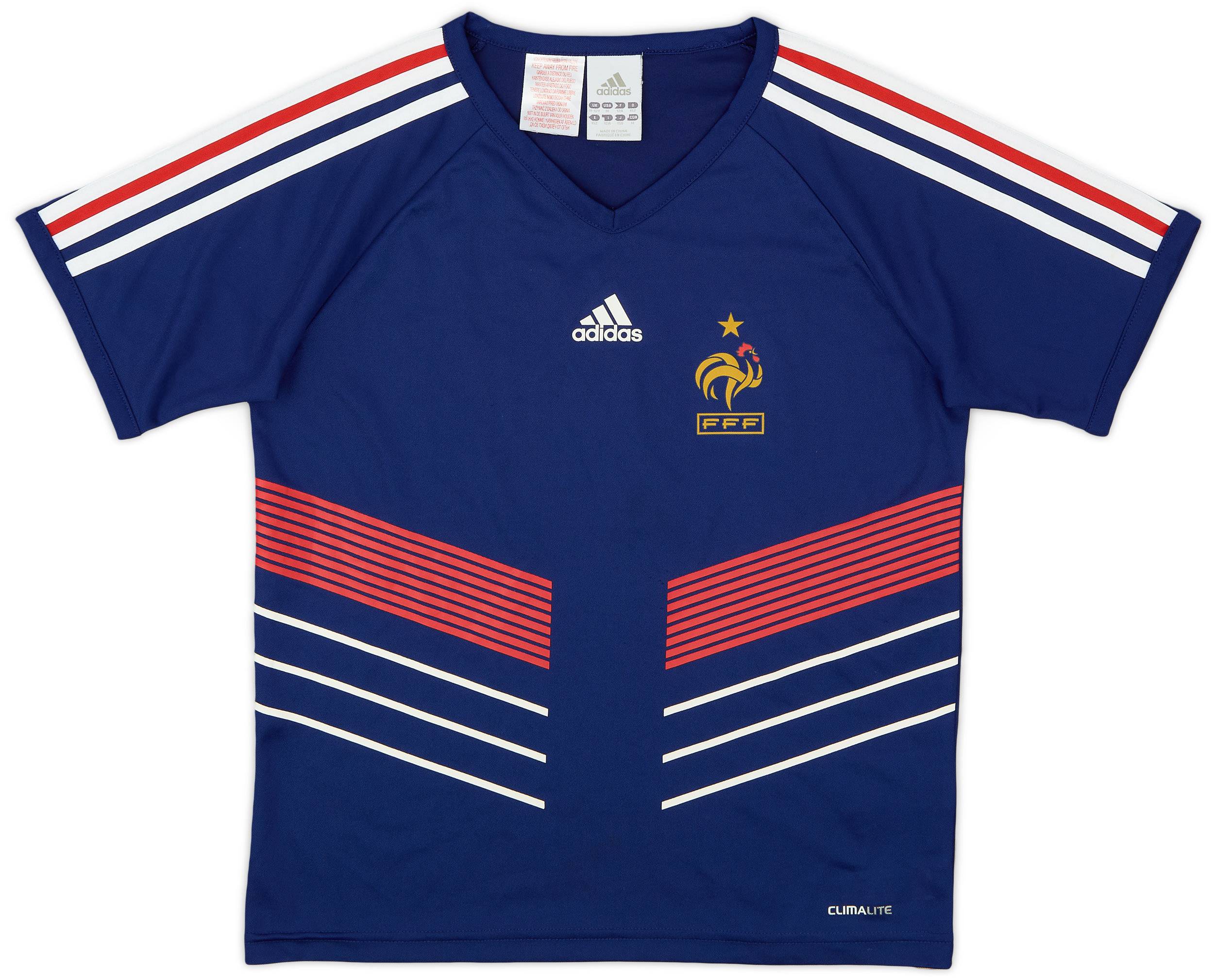 2009-10 France Basic Home Shirt - 8/10 - (M.Boys)