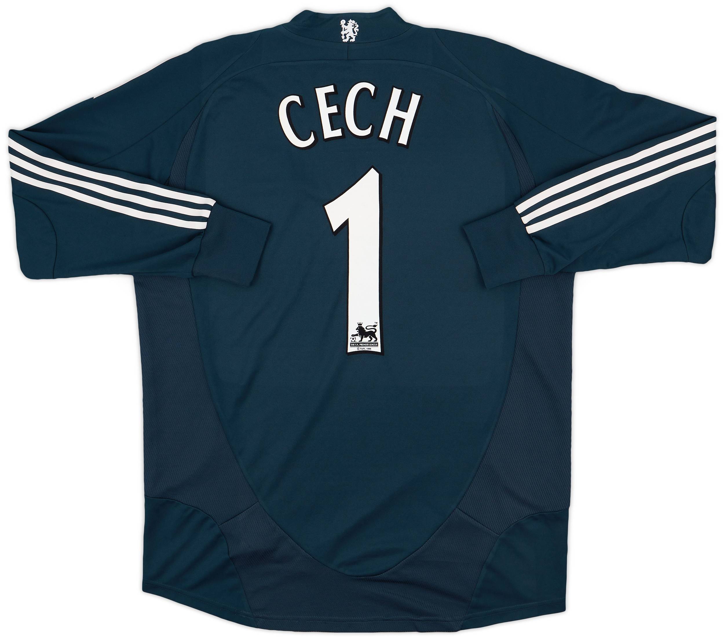 2008-09 Chelsea Player Issue GK Shirt Cech #1 - 8/10 - (L)