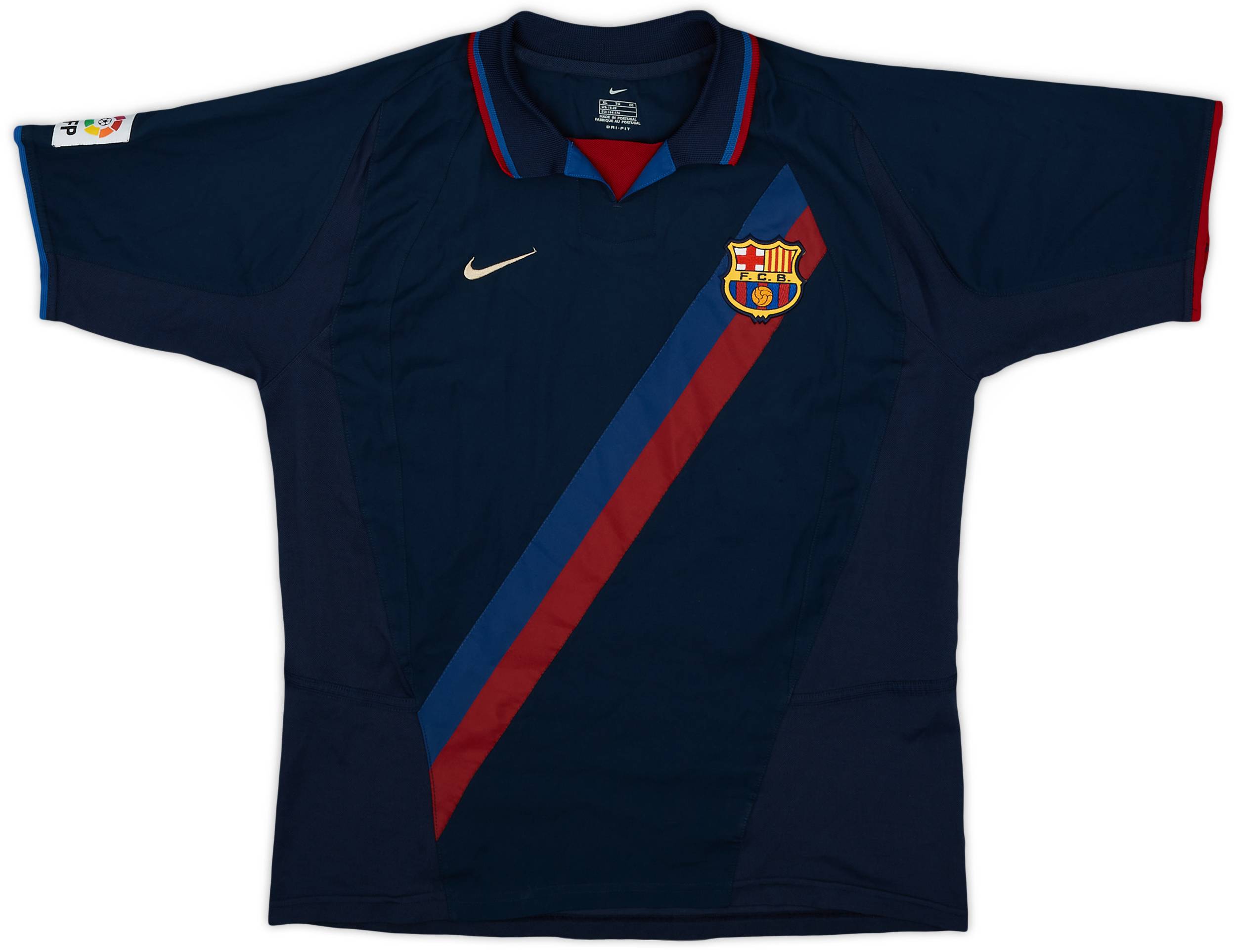 2002-03 Barcelona Away Shirt - 8/10 - (XL.Boys)