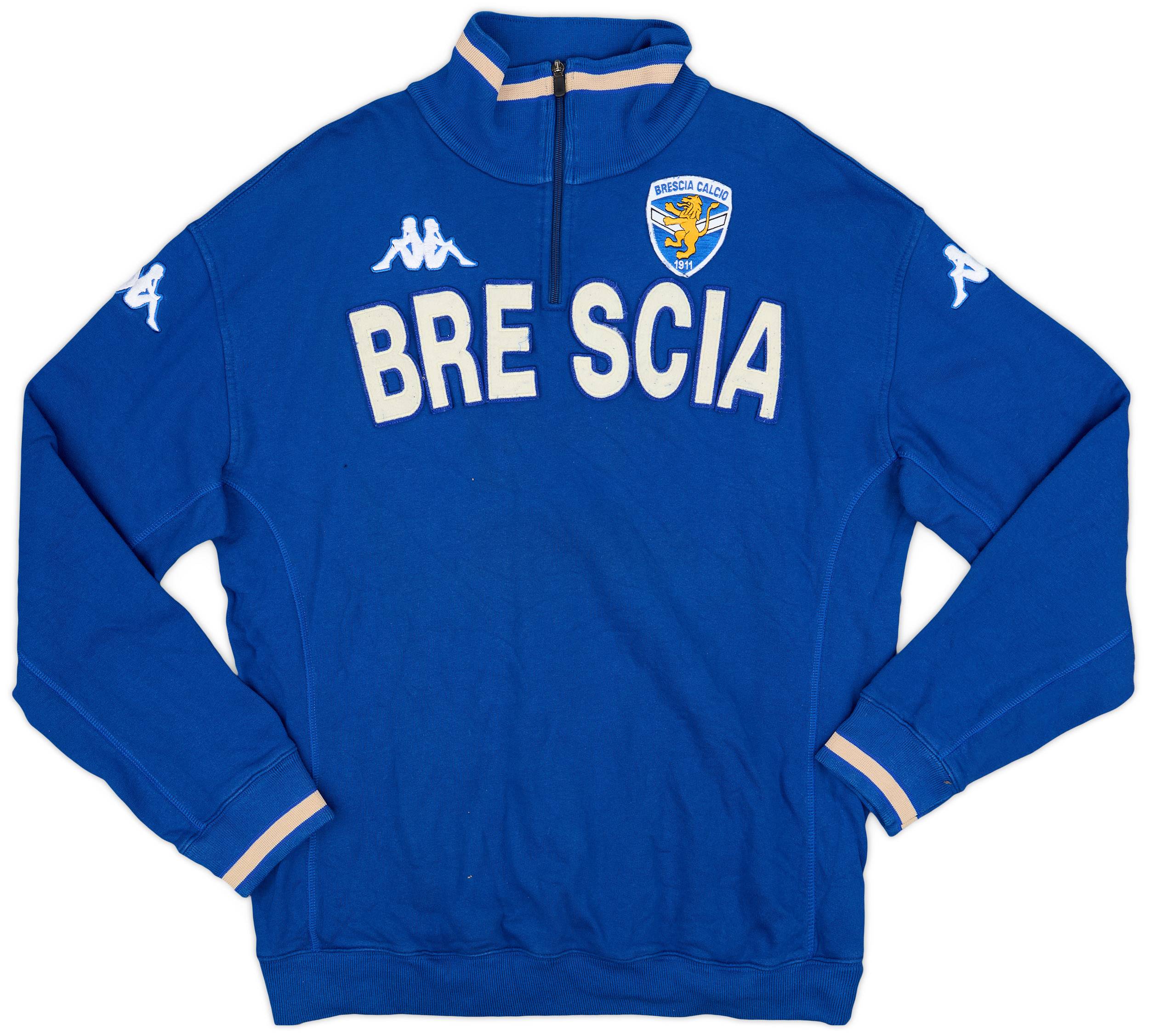 2003-04 Brescia Kappa 1/4 Zip Sweat Top - 8/10 - (3XL)