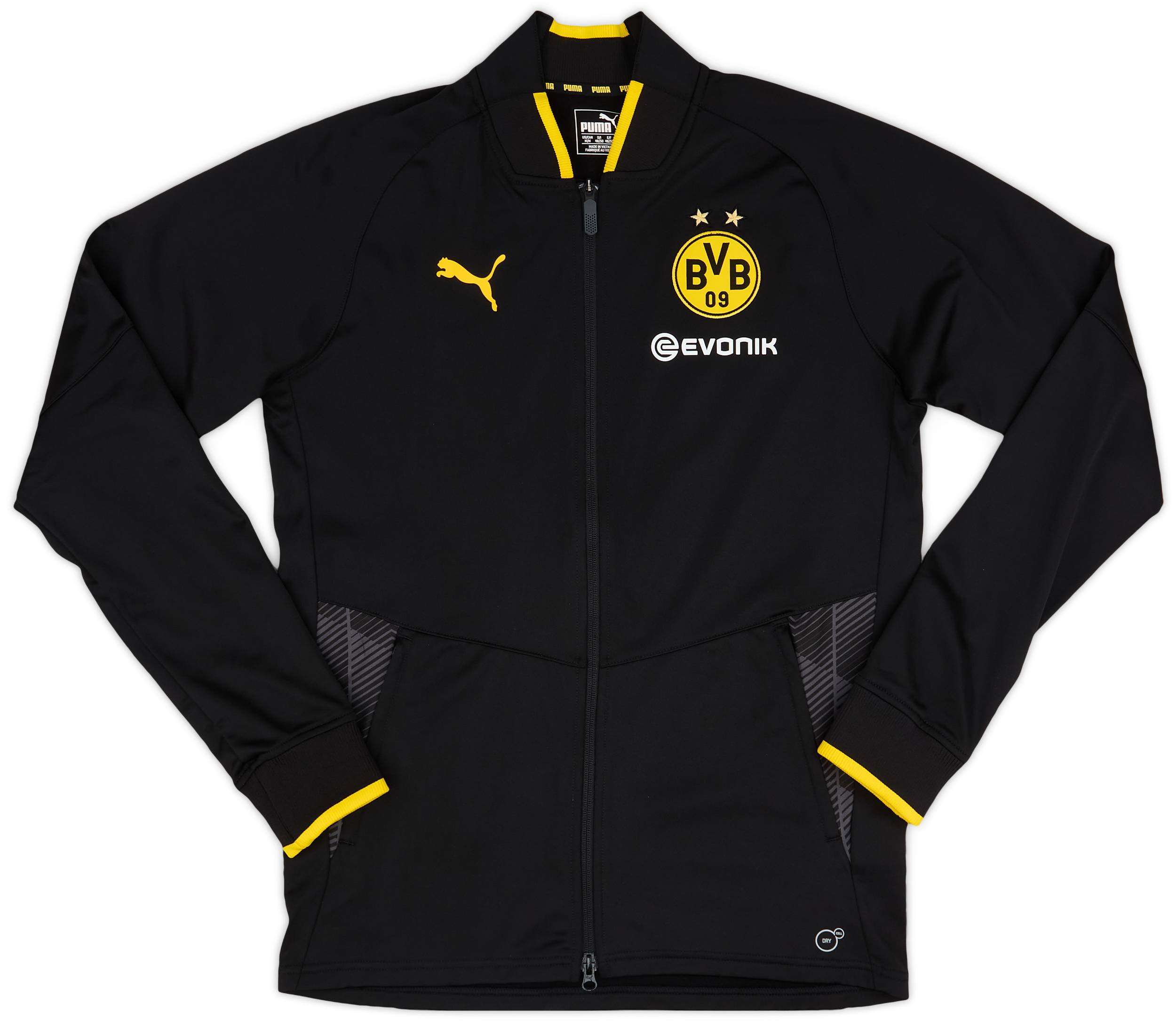 2017-18 Borussia Dortmund Puma Stadium Jacket - 7/10 - (M)