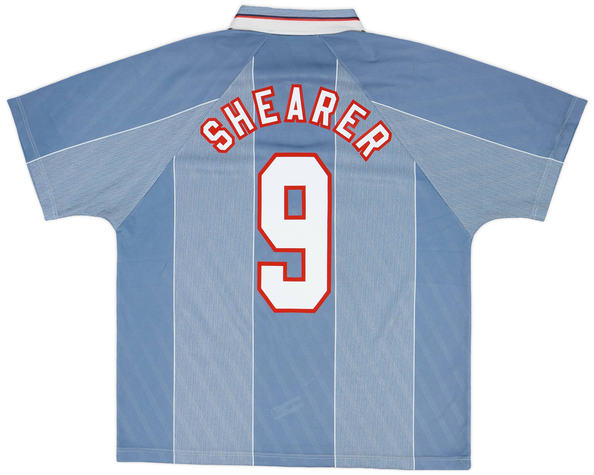 1996-97 England Away Shirt Shearer #9 - 9/10 - (XL)
