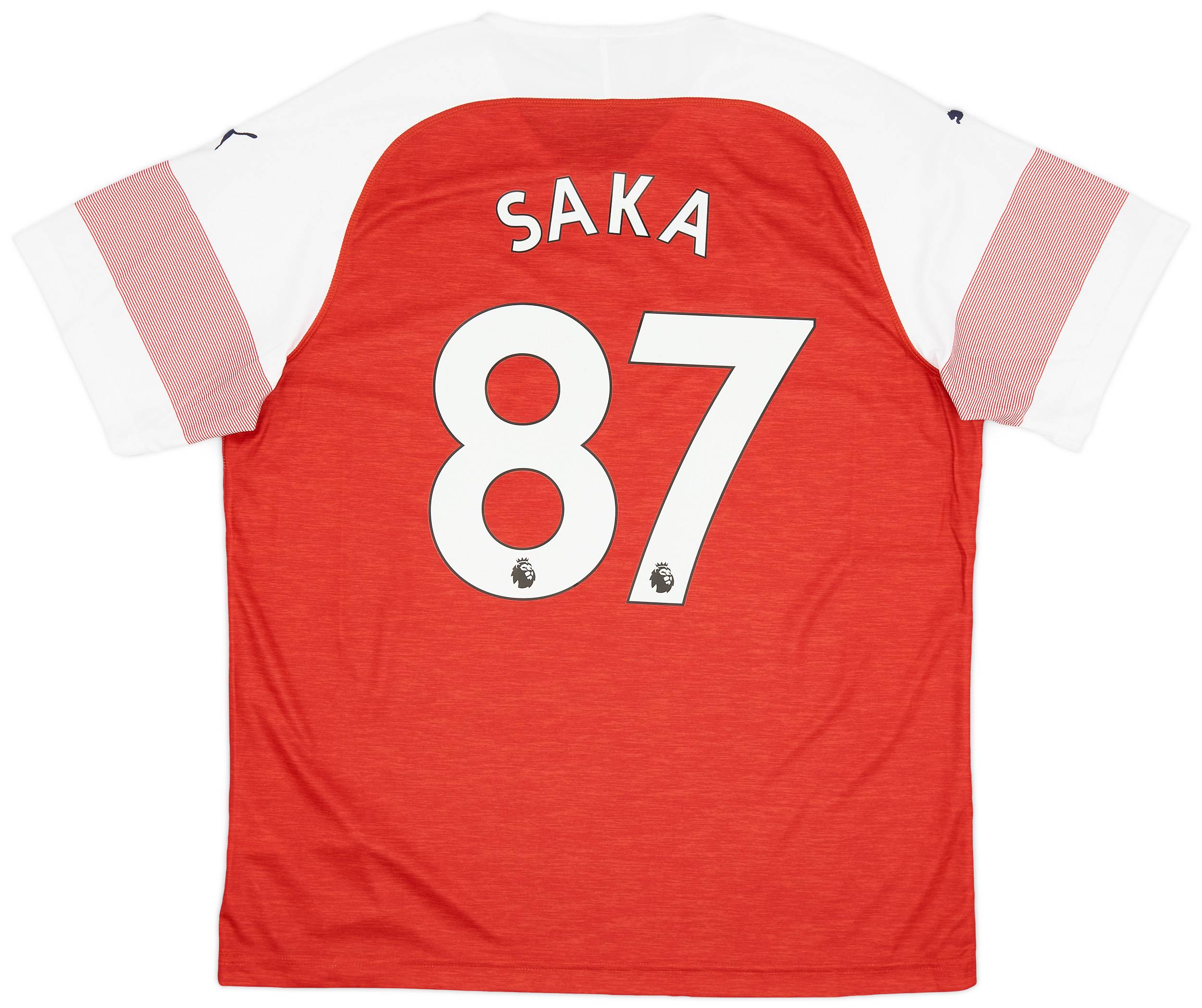 2018-19 Arsenal Home Shirt Saka #87 (XL)