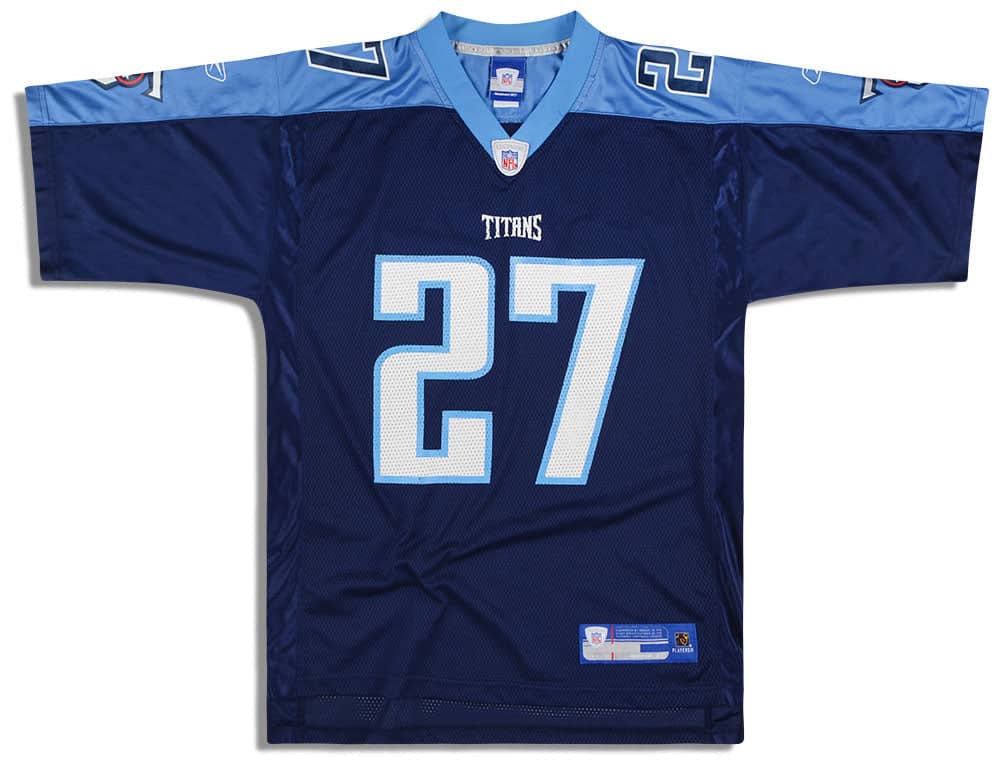 2003 Tennessee Titans George #27 Reebok On Field Jersey (Home) XL