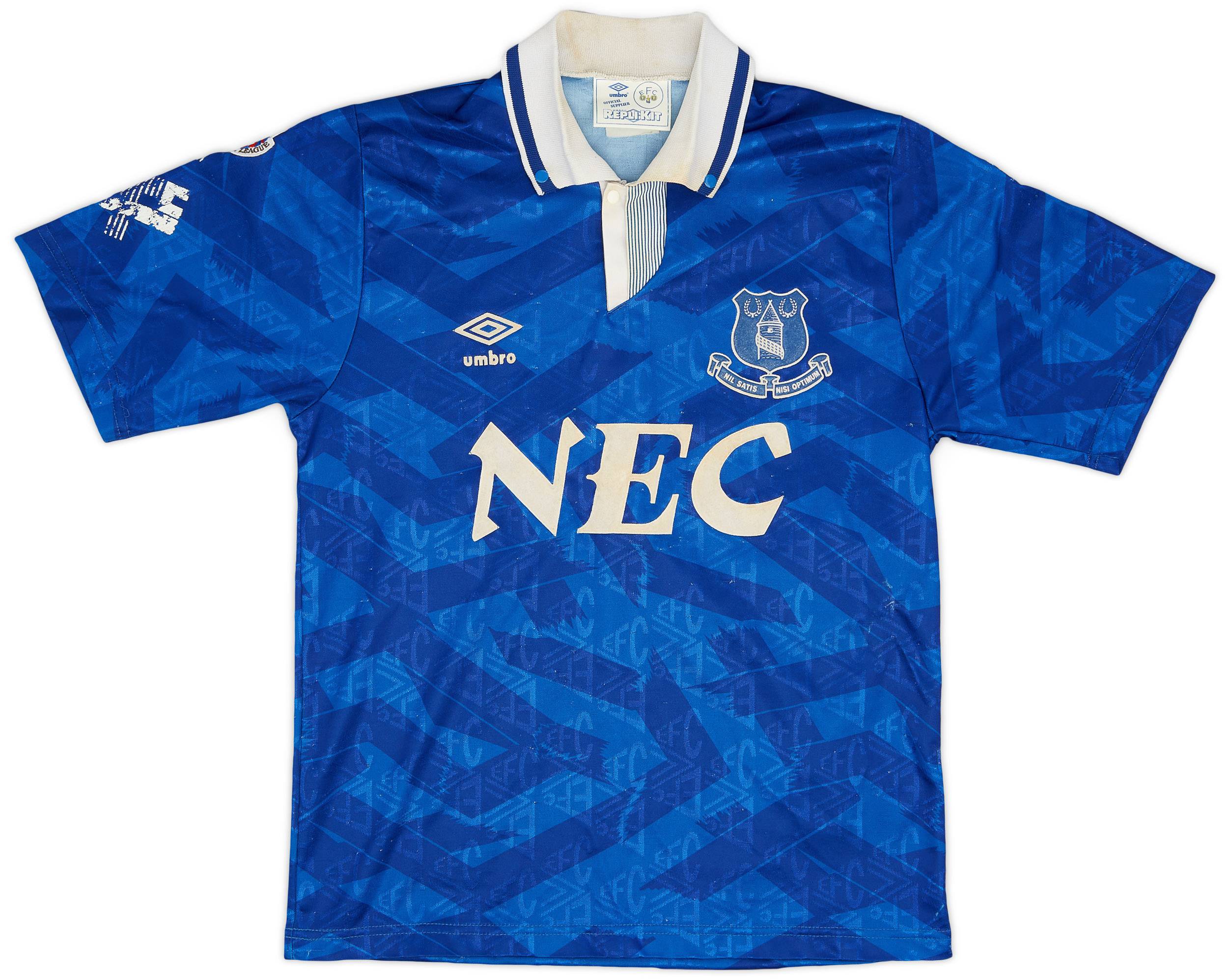 1991-93 Everton Home Shirt - 8/10 - (S)