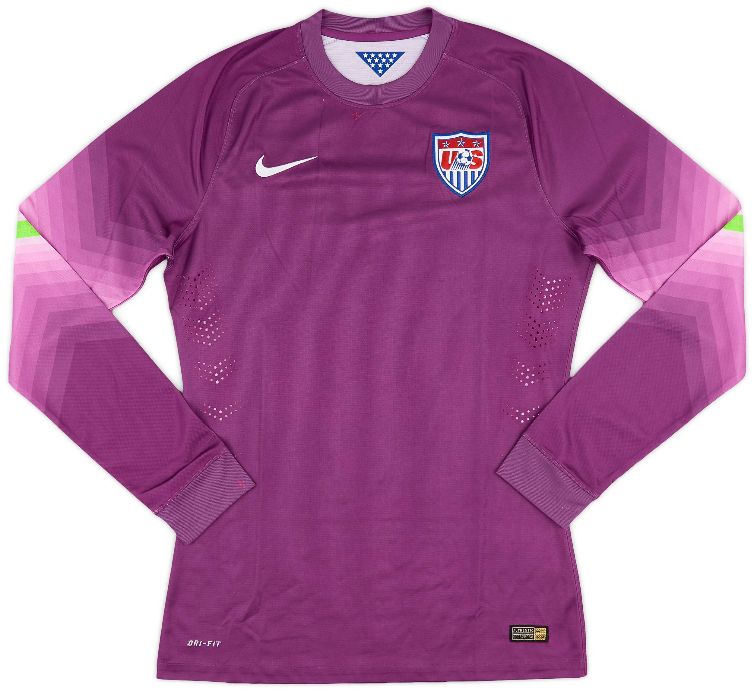 2014-15 USA Player Issue GK Shirt - 5/10 - (M)