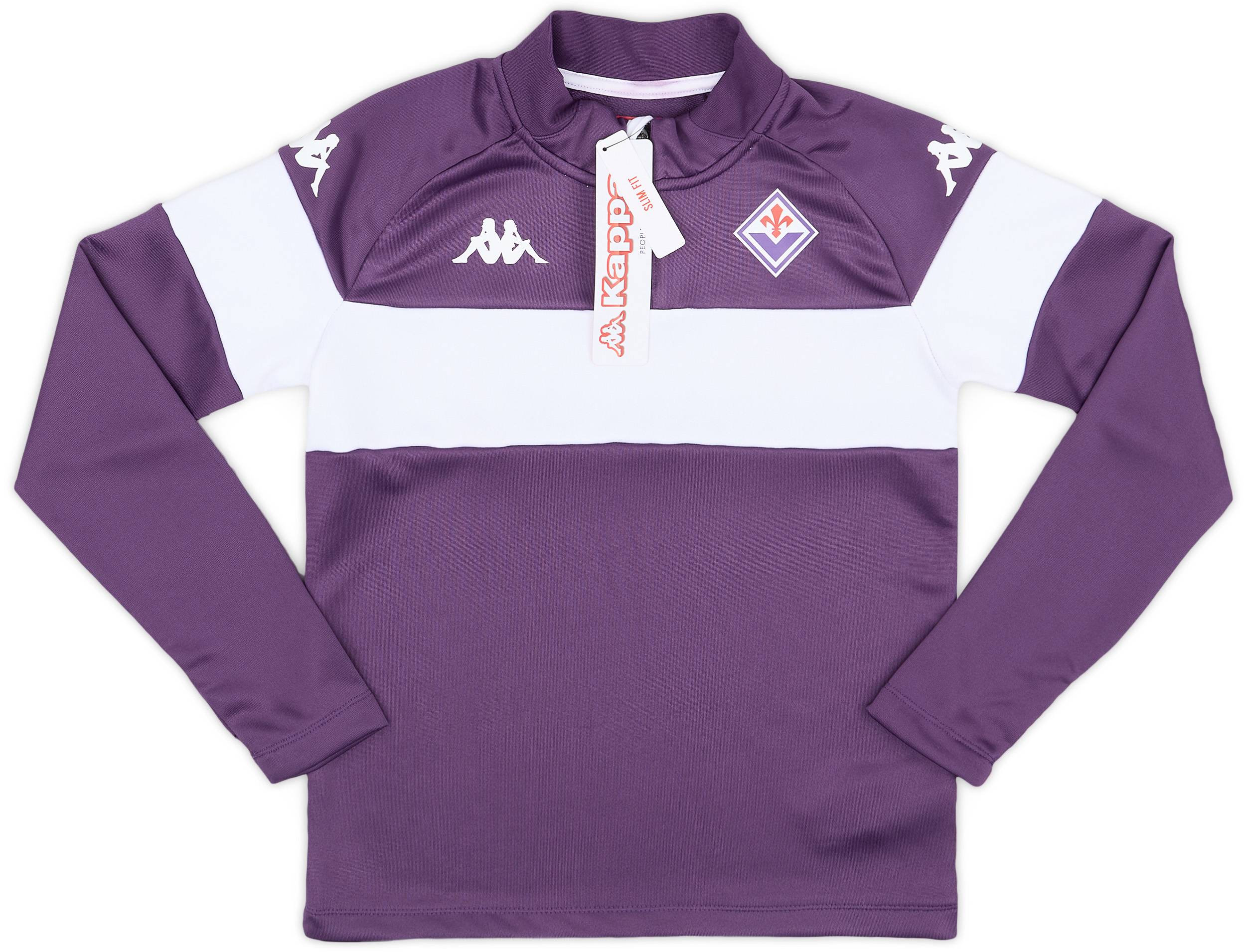 2022-23 Fiorentina Kappa 1/4 Zip Training Top (L.Kids)