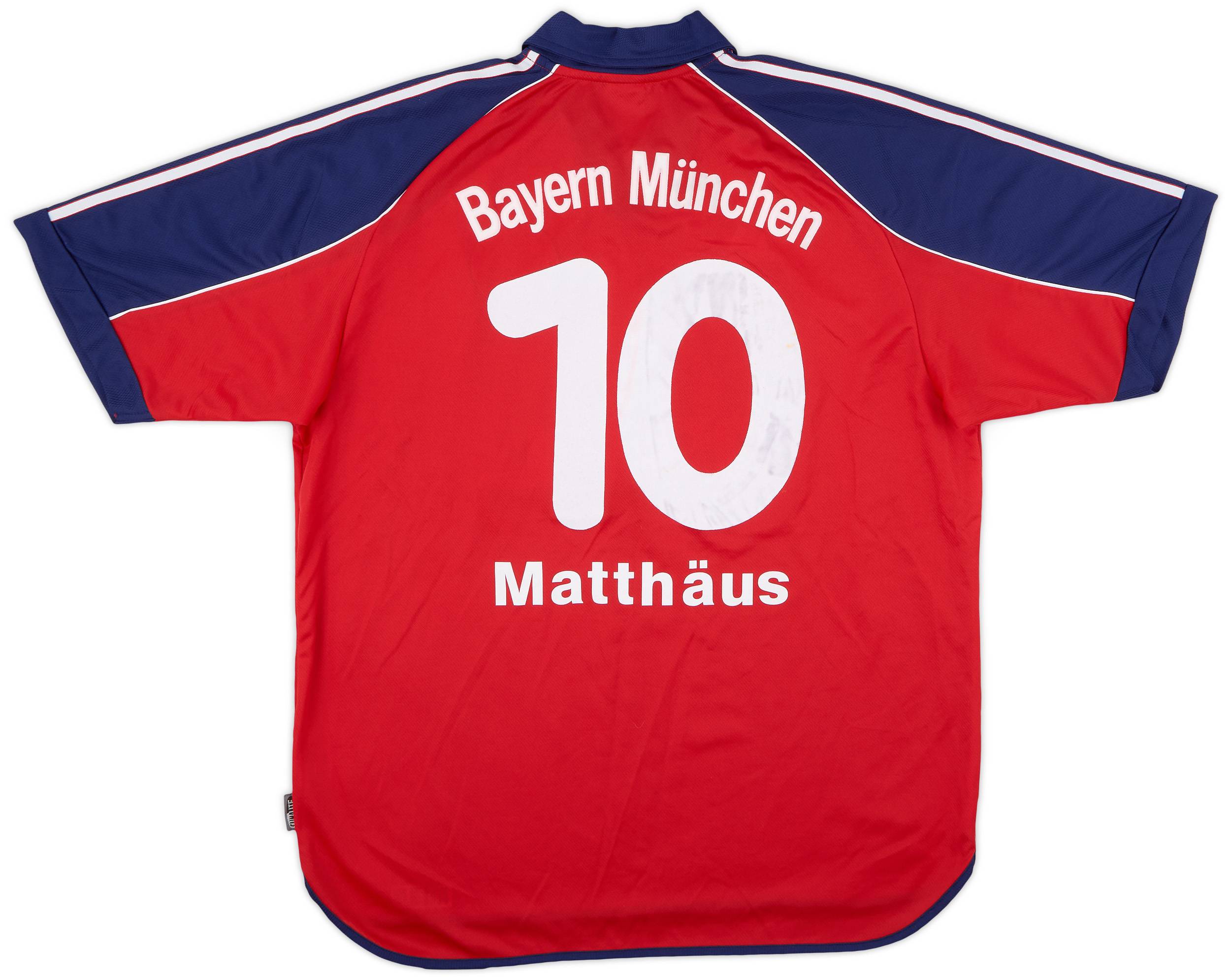 1999-01 Bayern Munich Home Shirt Matthaus #10 - 5/10 - (XL)