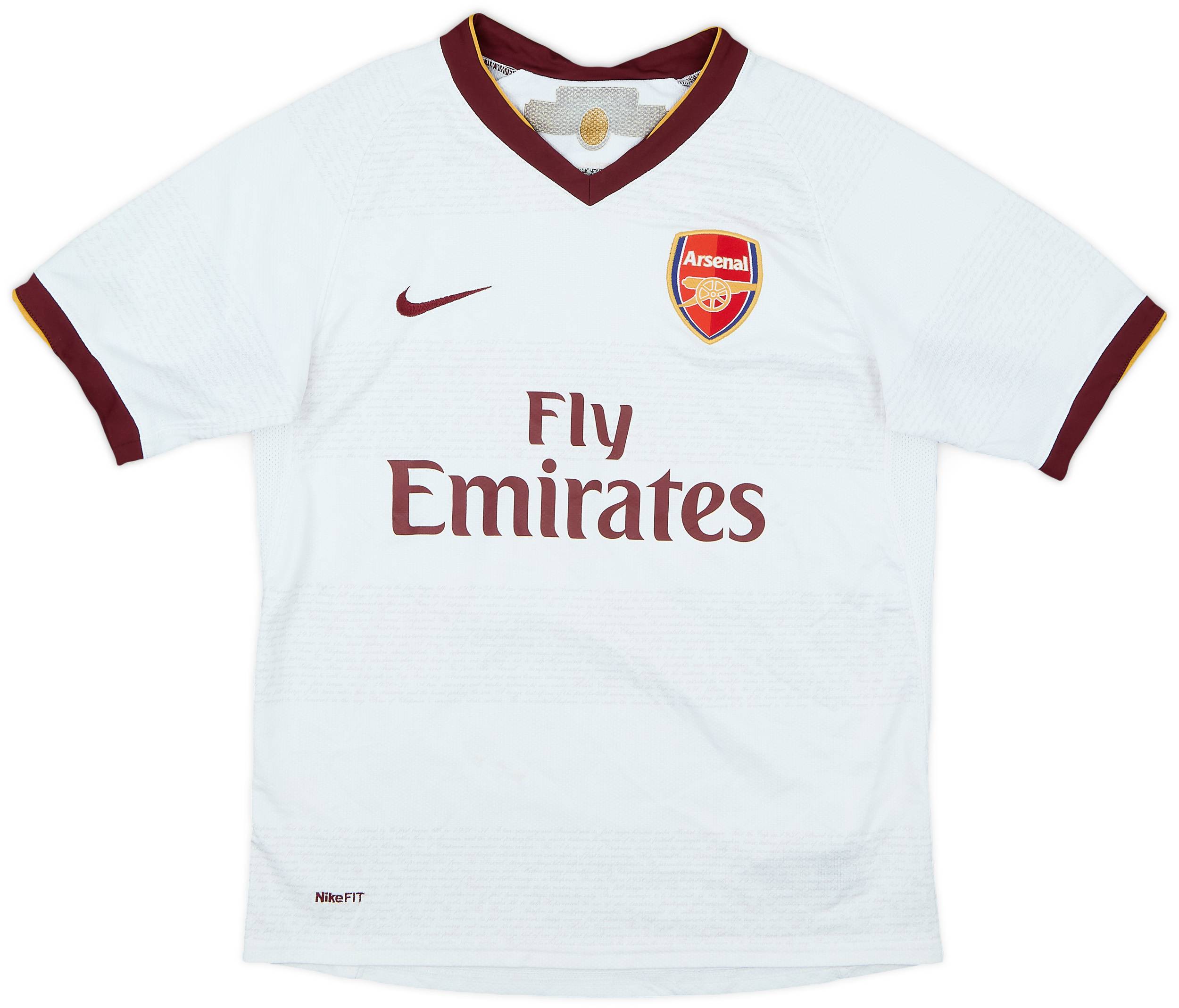 2007-08 Arsenal Away Shirt - 8/10 - (M.Boys)