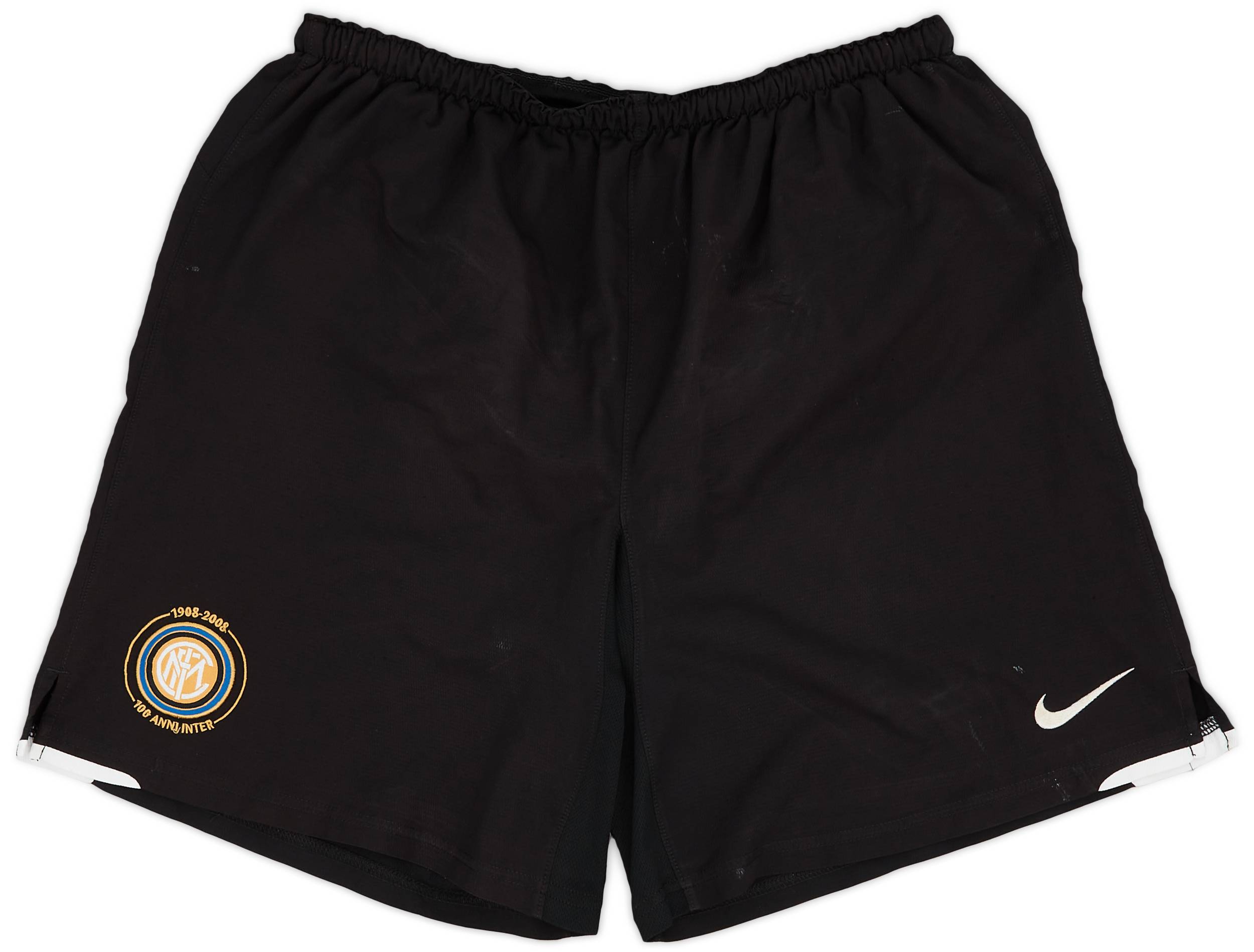 2007-08 Inter Milan Centenary Away Shorts - 4/10 - (M)