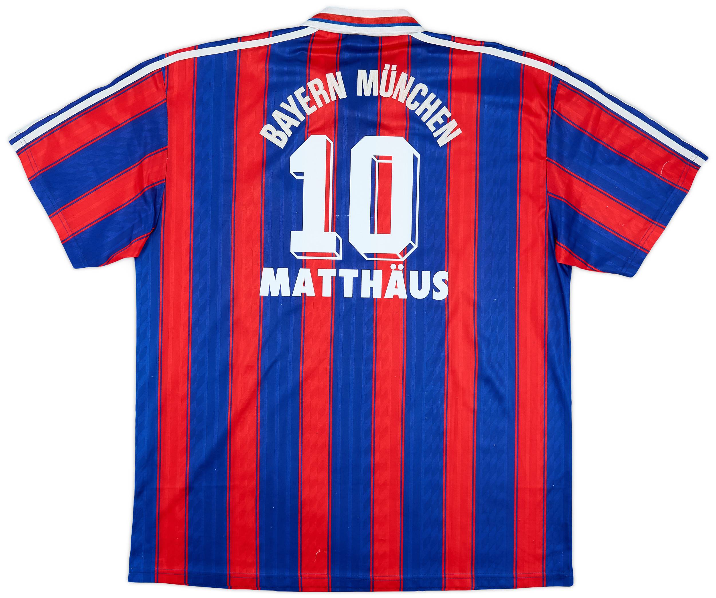 1995-97 Bayern Munich Home Shirt Matthaus #10 - 4/10 - (XXL)
