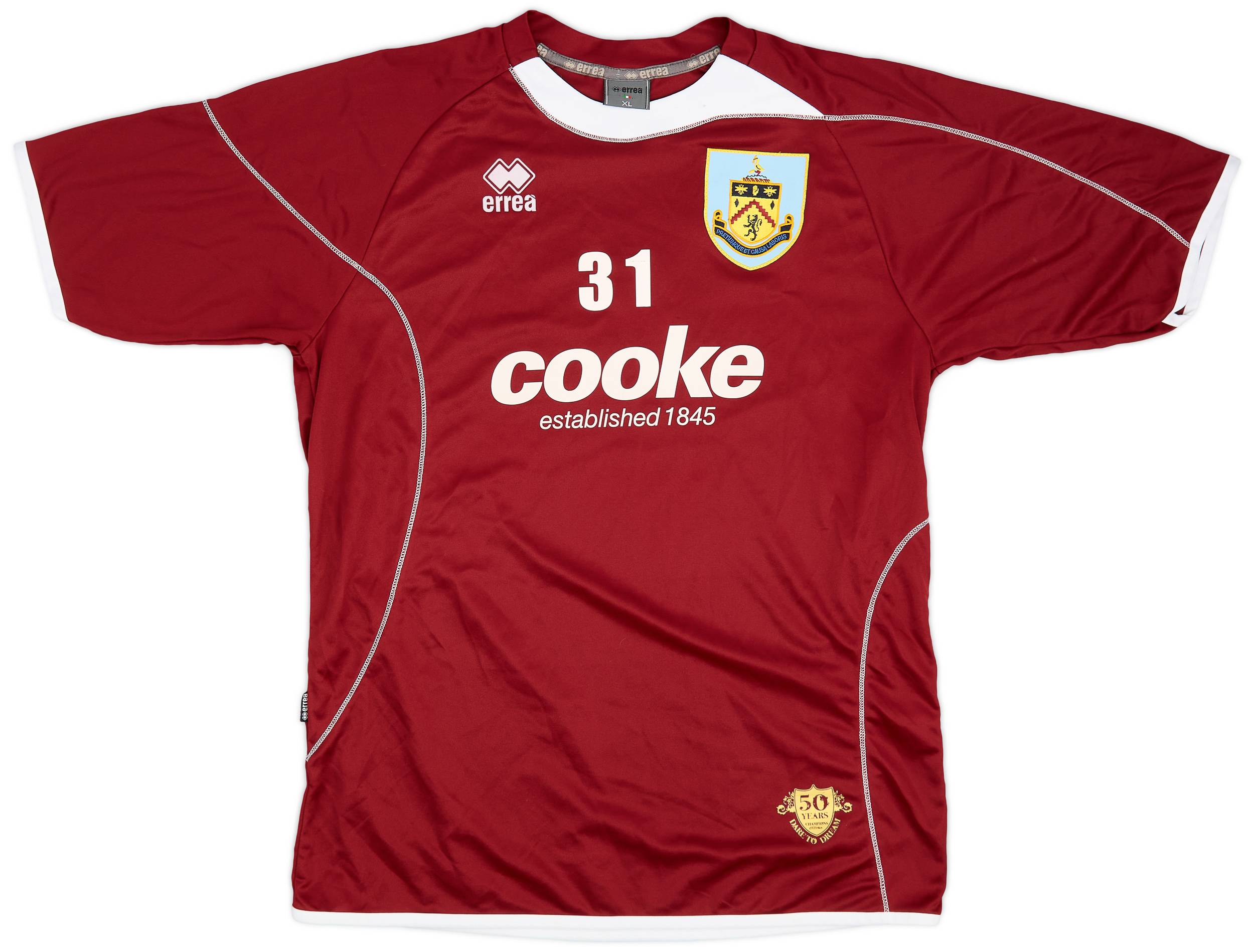 2009-10 Burnley Player Issue Errea Training Shirt #31 - 8/10 - (XL)