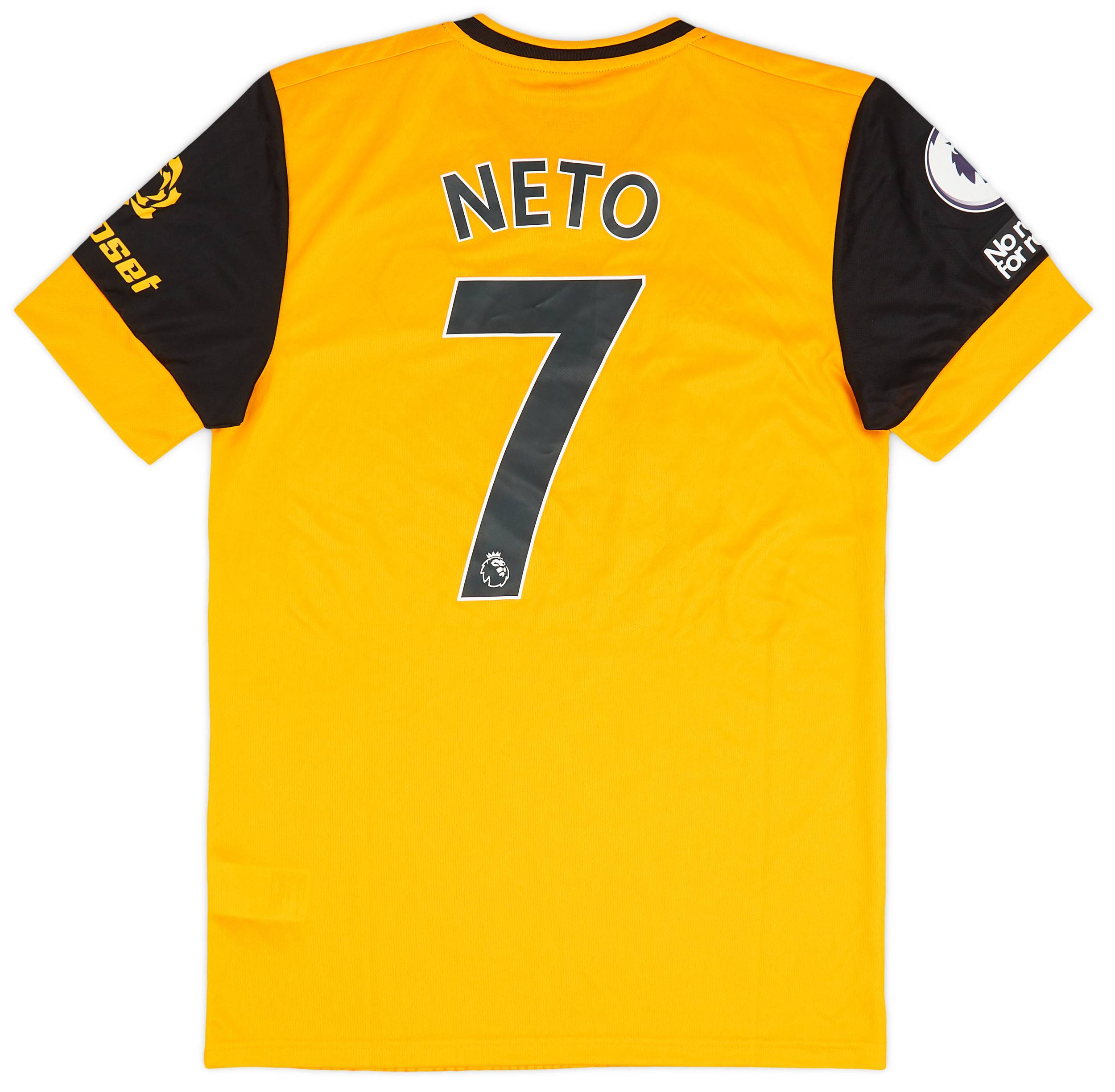 2020-21 Wolves Match Issue Home Shirt Neto #7