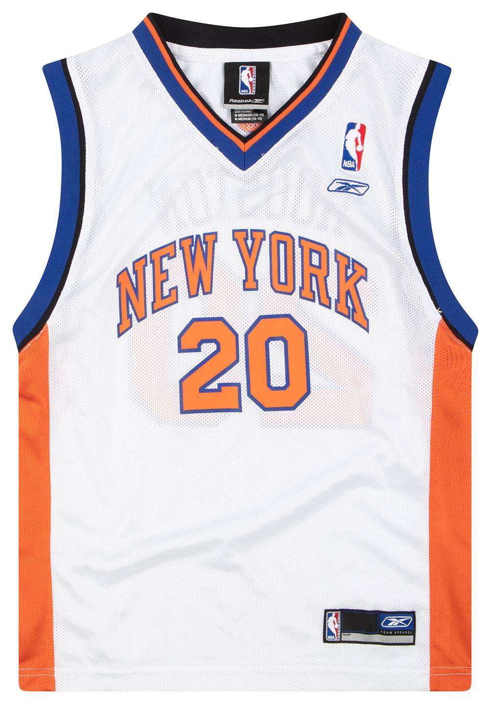 2002-05 New York Knicks Houston #20 Reebok Jersey (Home) Y