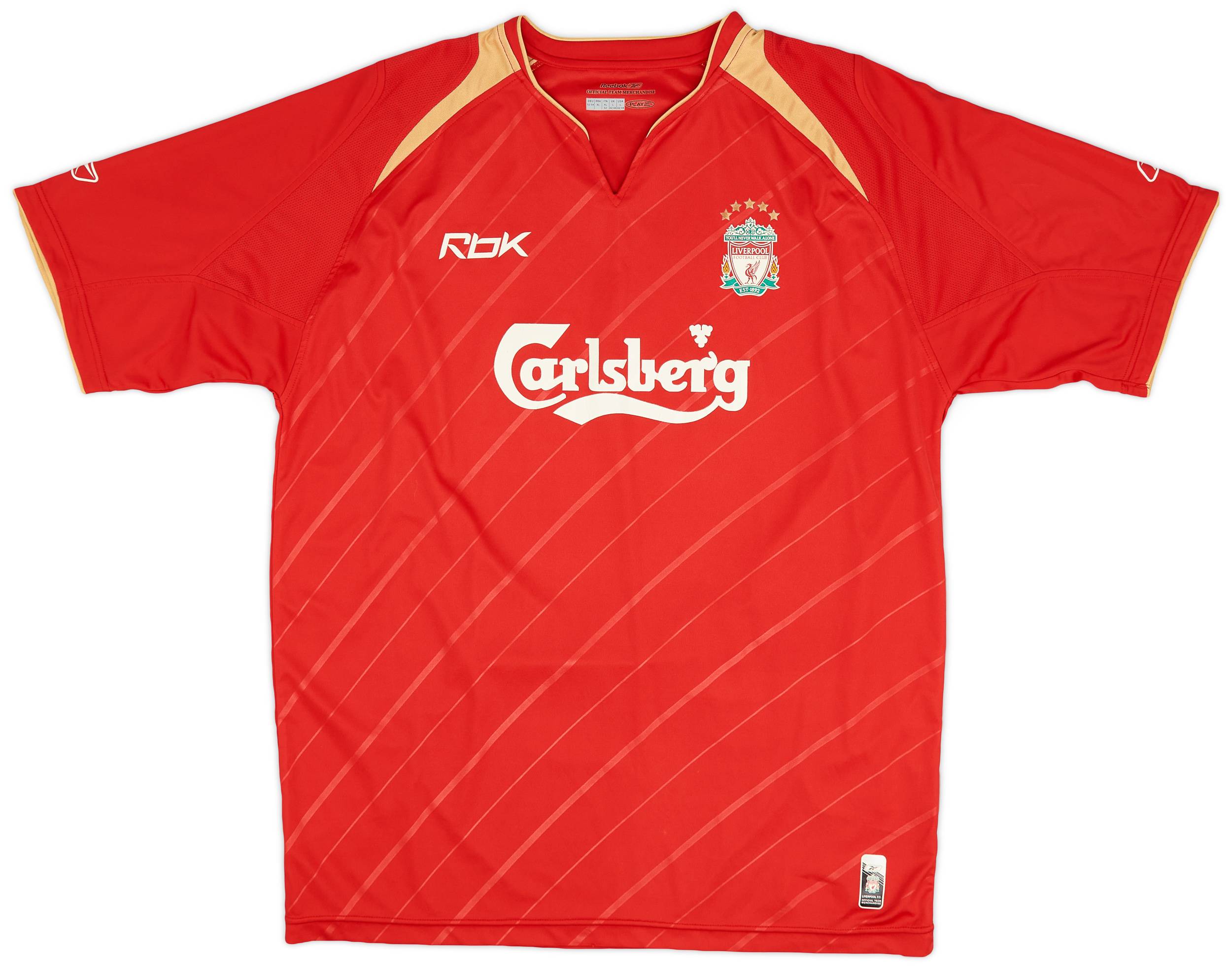 2005-06 Liverpool CL Home Shirt - 6/10 - (L)
