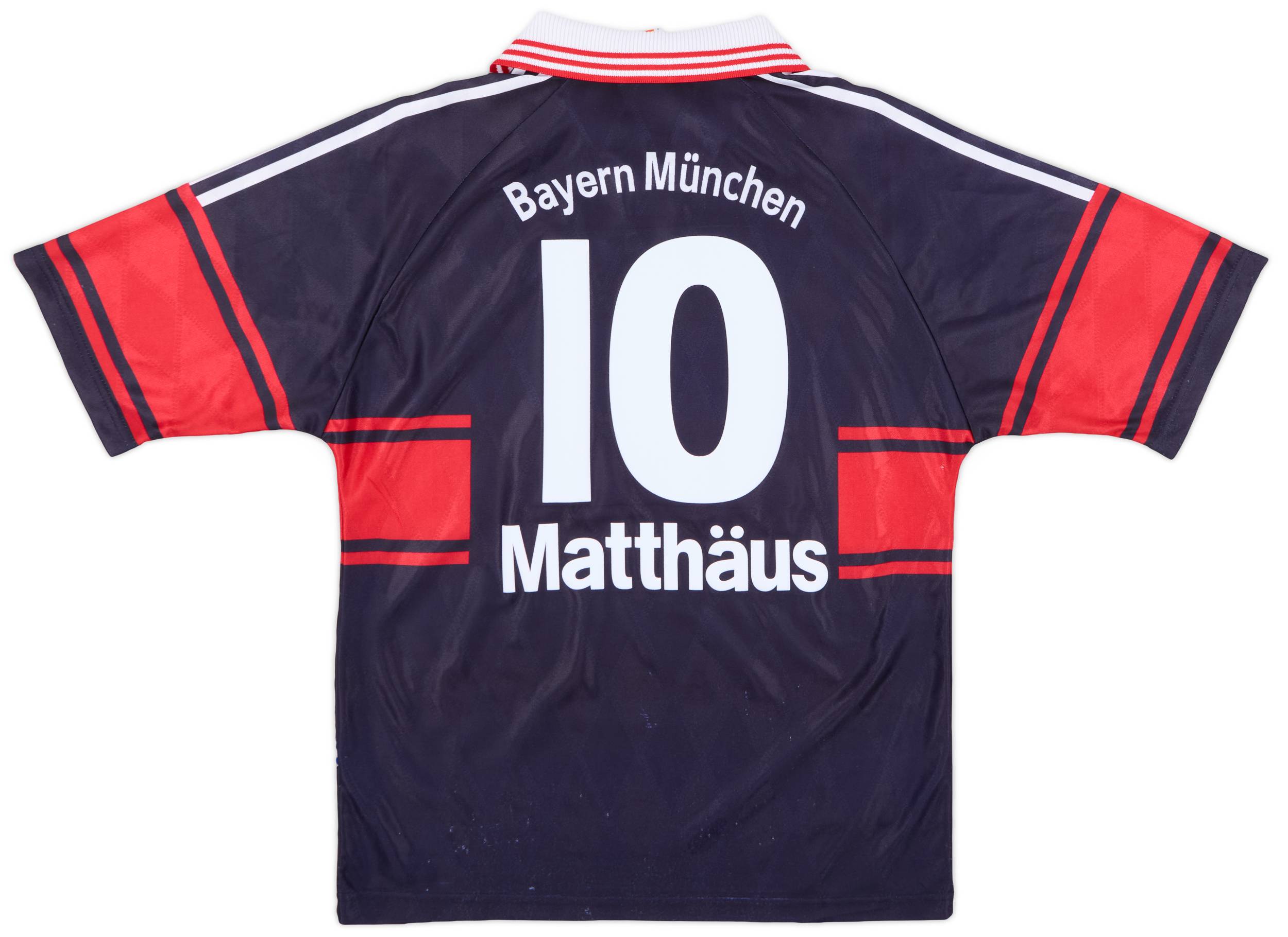 1997-99 Bayern Munich Home Shirt Matthaus #10 - 7/10 - (XL.Boys)