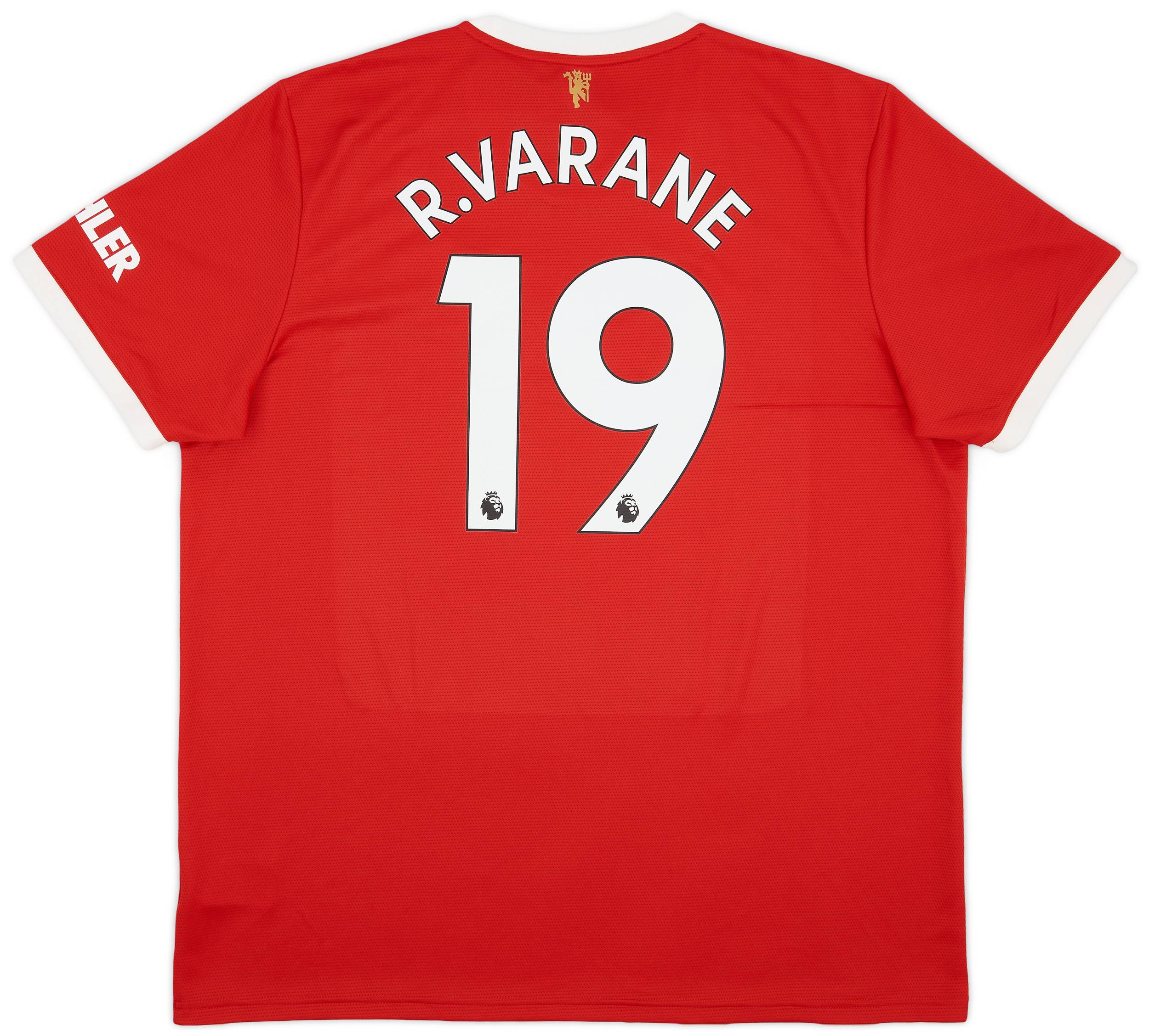 2021-22 Manchester United Home Shirt R. Varane #19 (XXL)