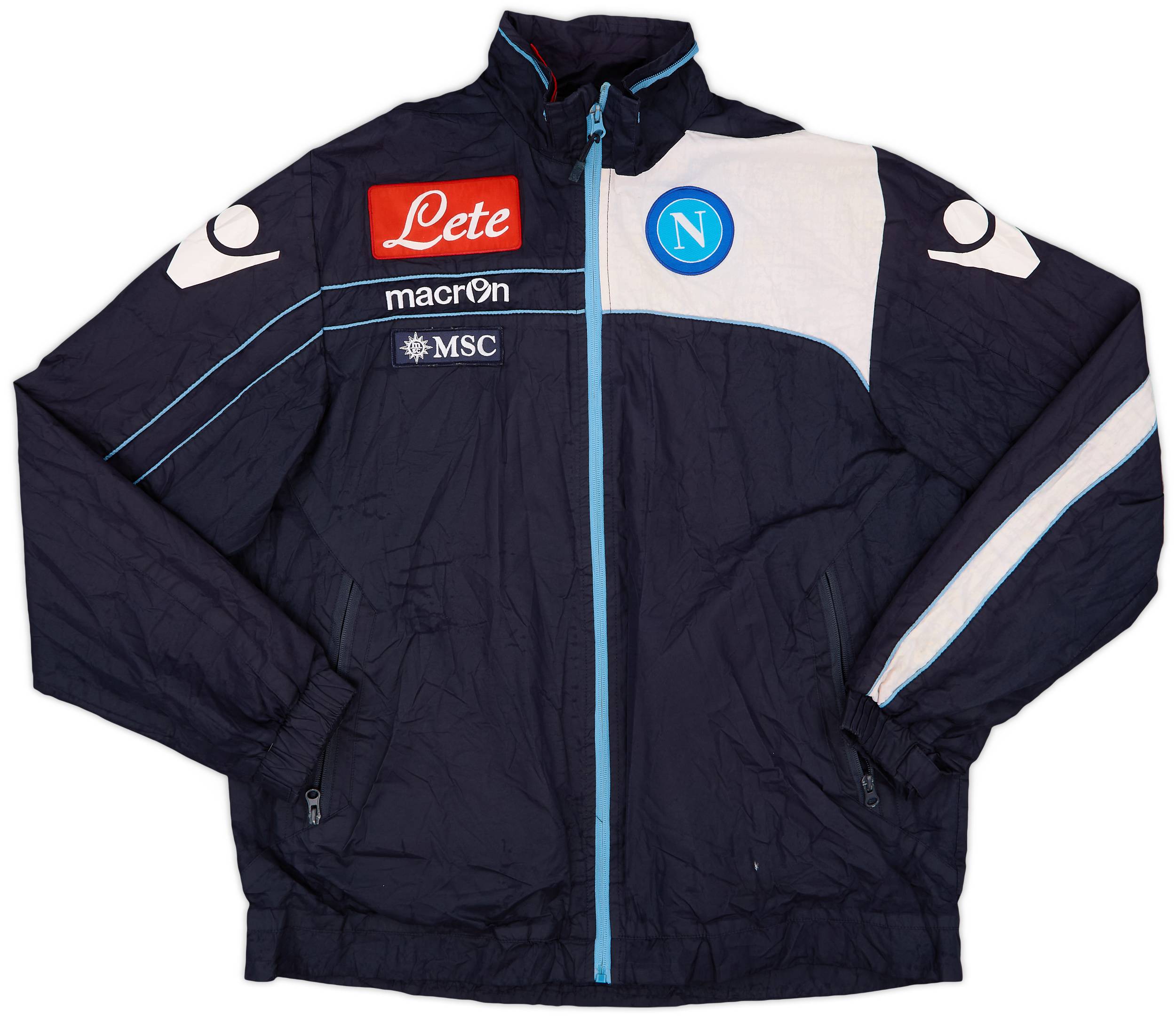 2011-12 Napoli Macron Track Jacket - 5/10 - (M)