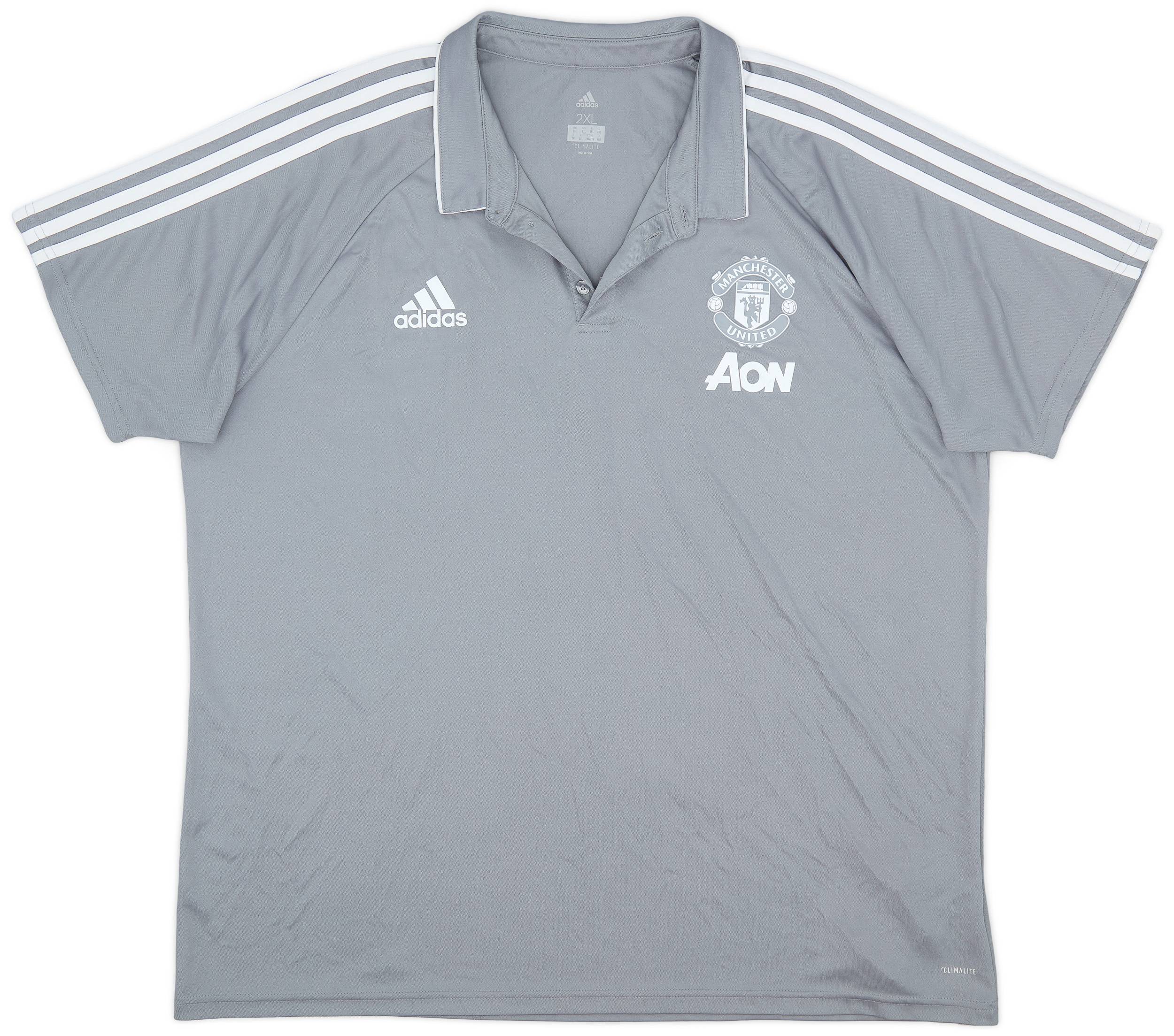 2017-18 Manchester United Polo Shirt - 9/10 - (XXL)