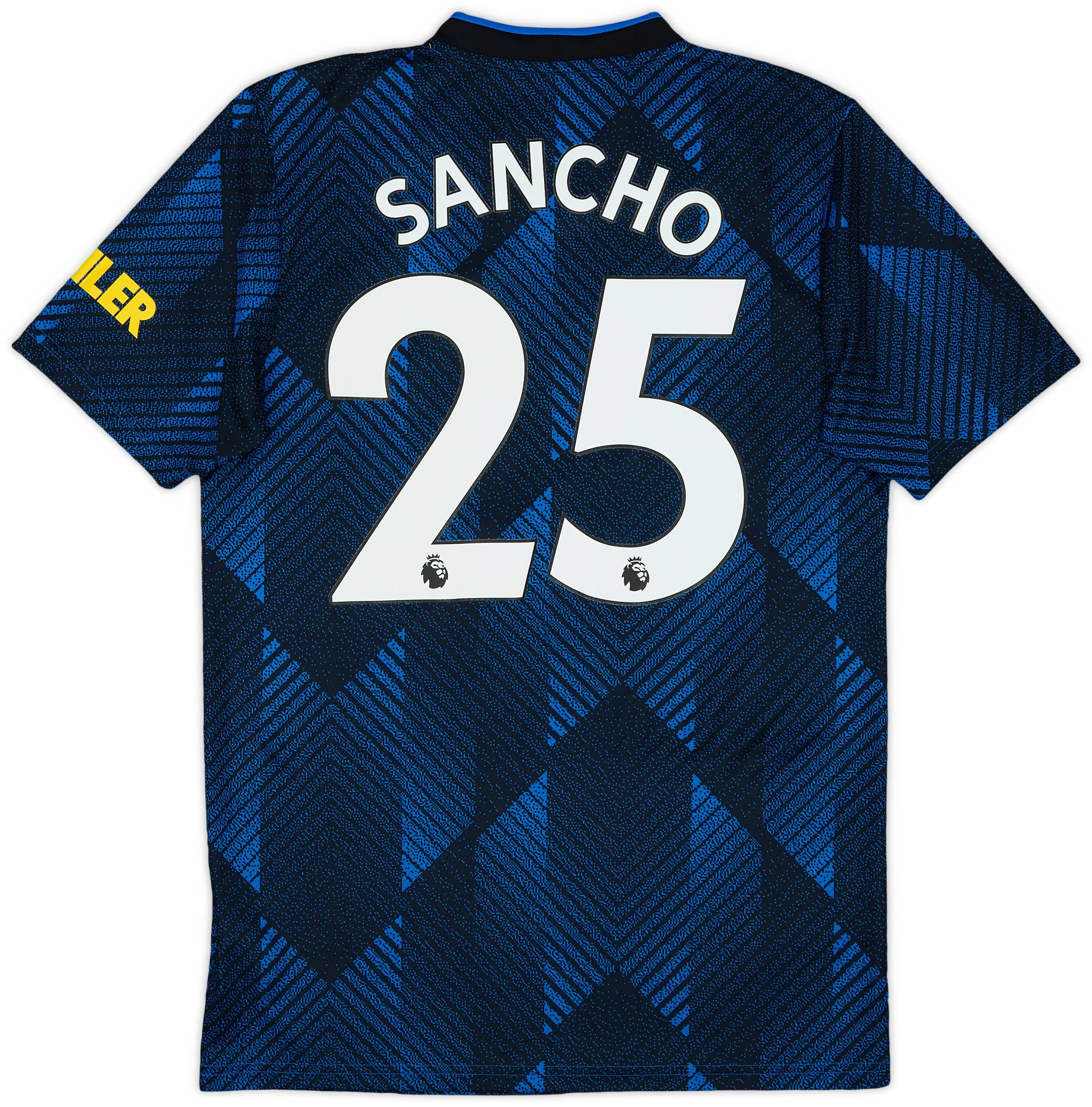 2021-22 Manchester United Third Shirt Sancho #25 - 10/10 - (S)