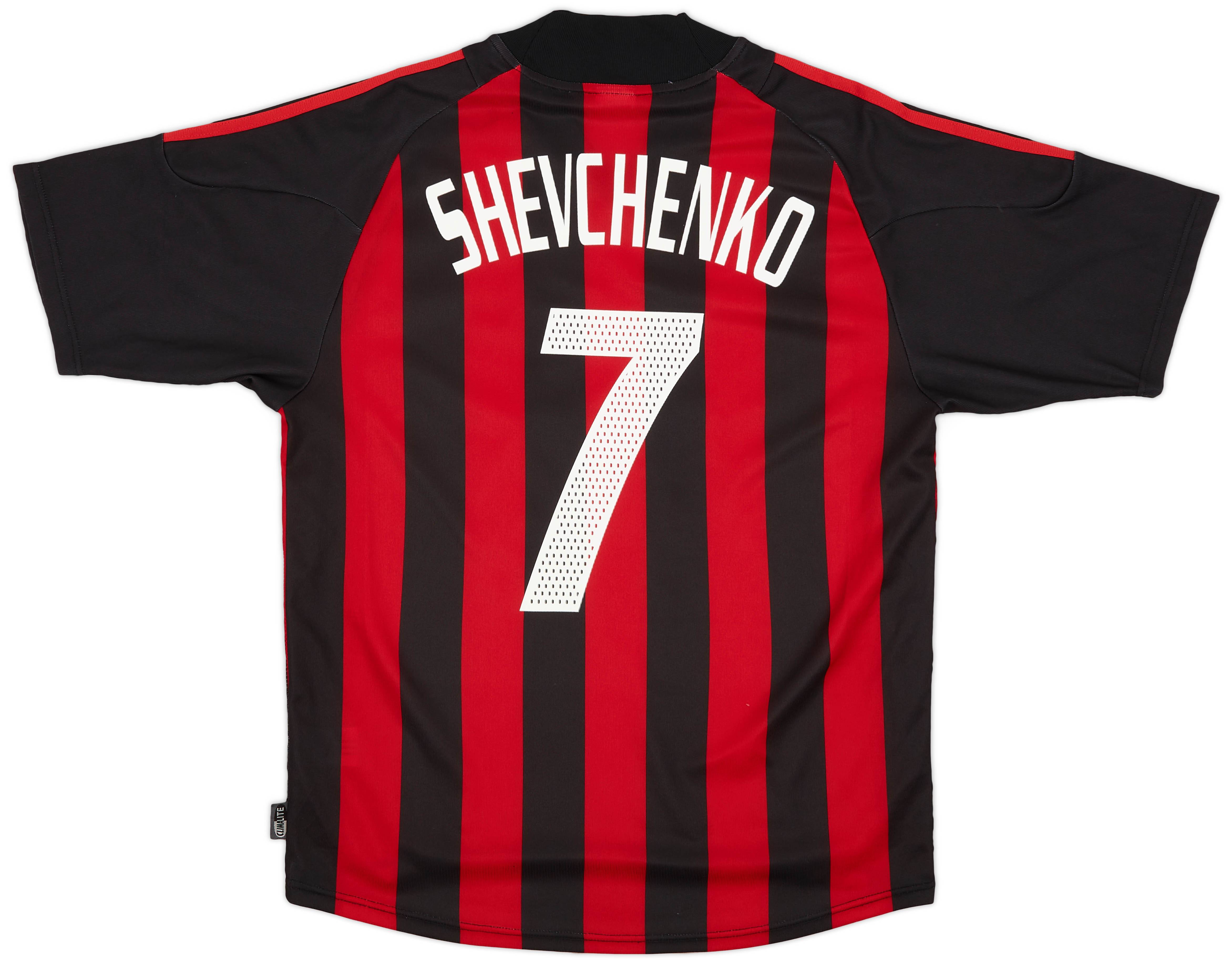 2002-03 AC Milan Home Shirt Shevchenko #7 - 8/10 - (M)